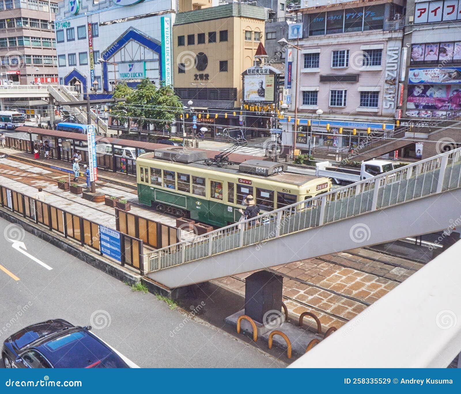 City train editorial stock image. Image of train, pedestrian - 258335529