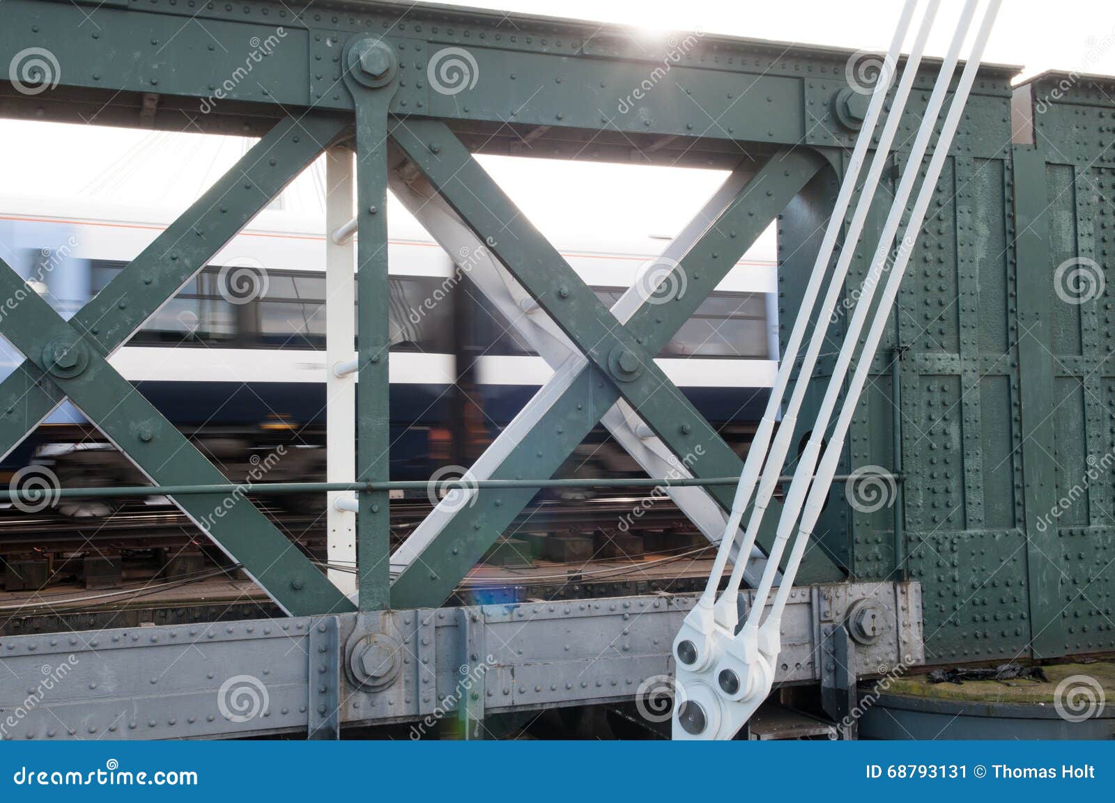 City train track stock image. Image of train, track, girder - 68793131