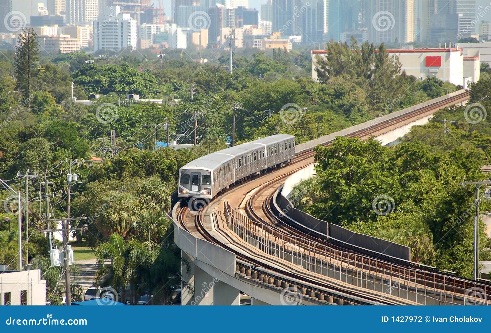 City Train with Weekday Commuters Stock Photo - Image of stop, weekday ...