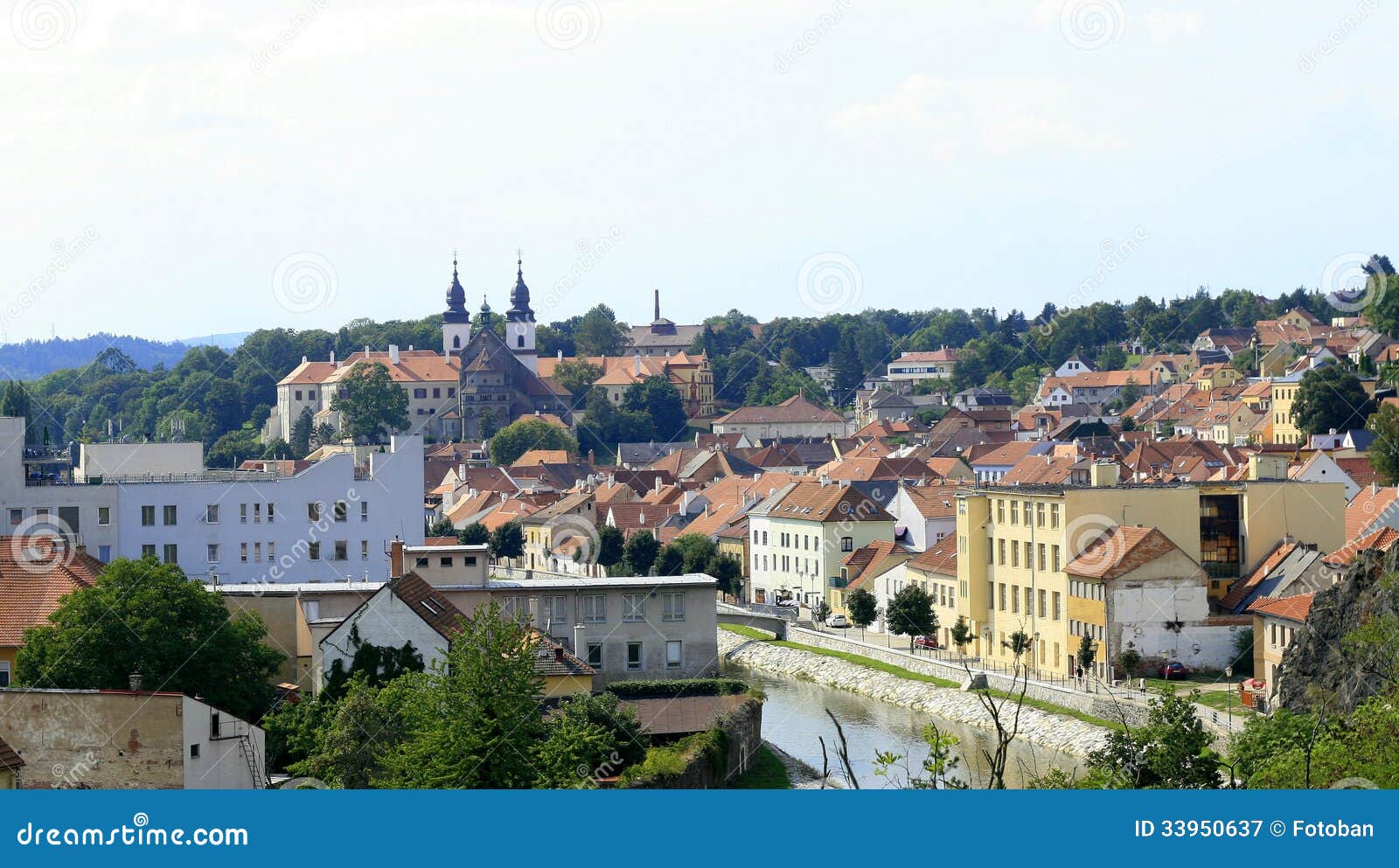 City Trebic stock image. Image of republic, unesco, mountain - 33950637