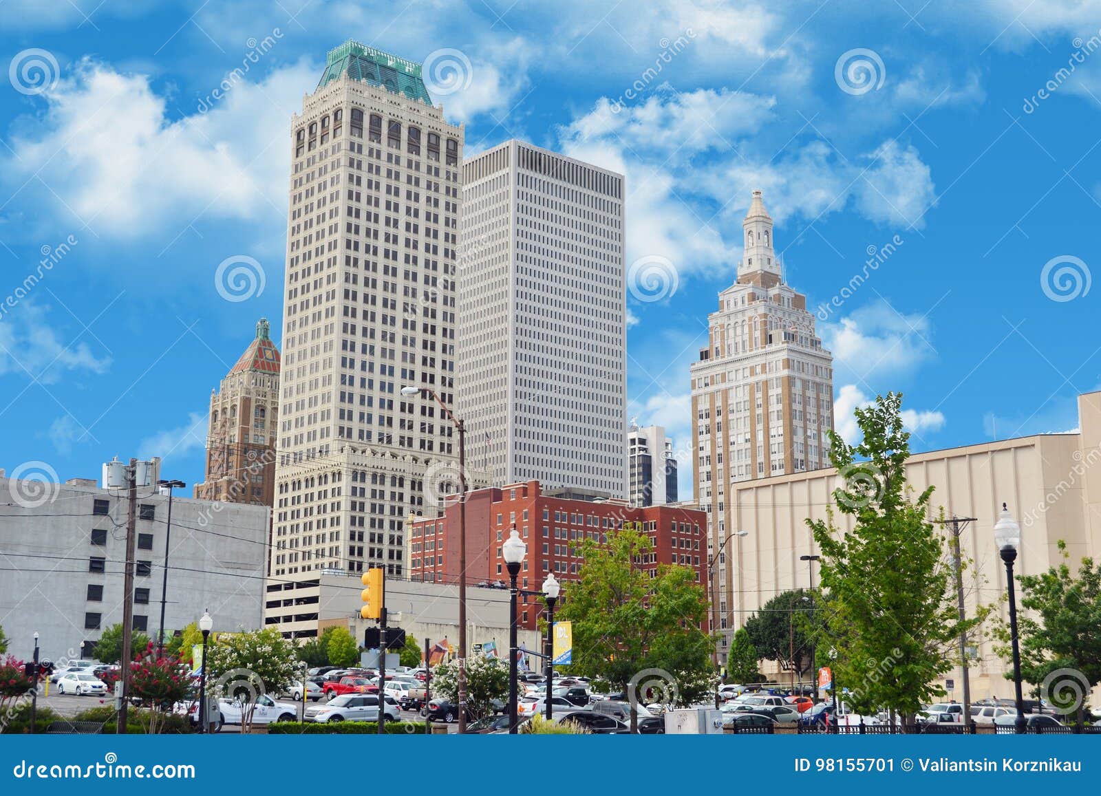 City tulsa editorial photo. Image of historic, city, americana - 98155701