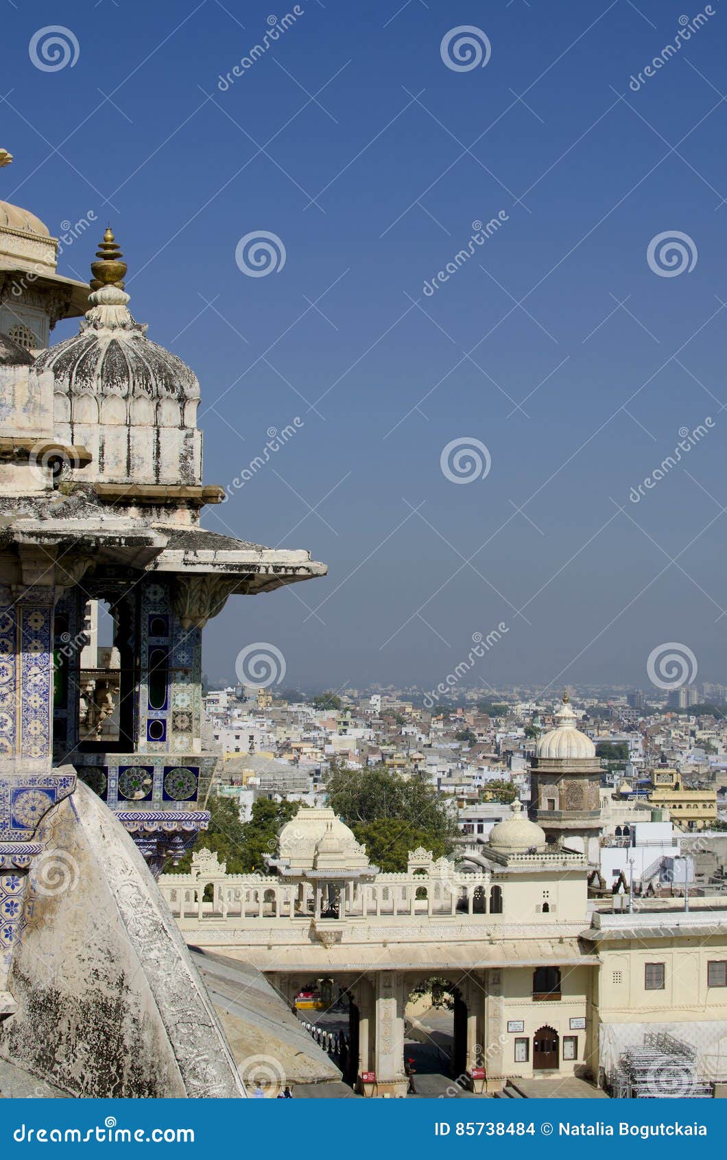 The City of Udaipur in India the Top View Stock Photo - Image of ...