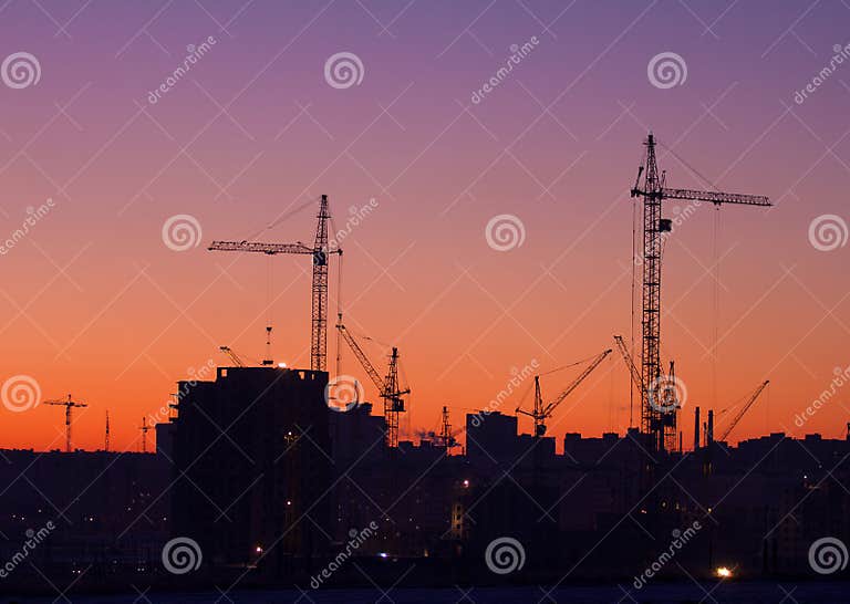 City under construction stock image. Image of outdoor - 23159135