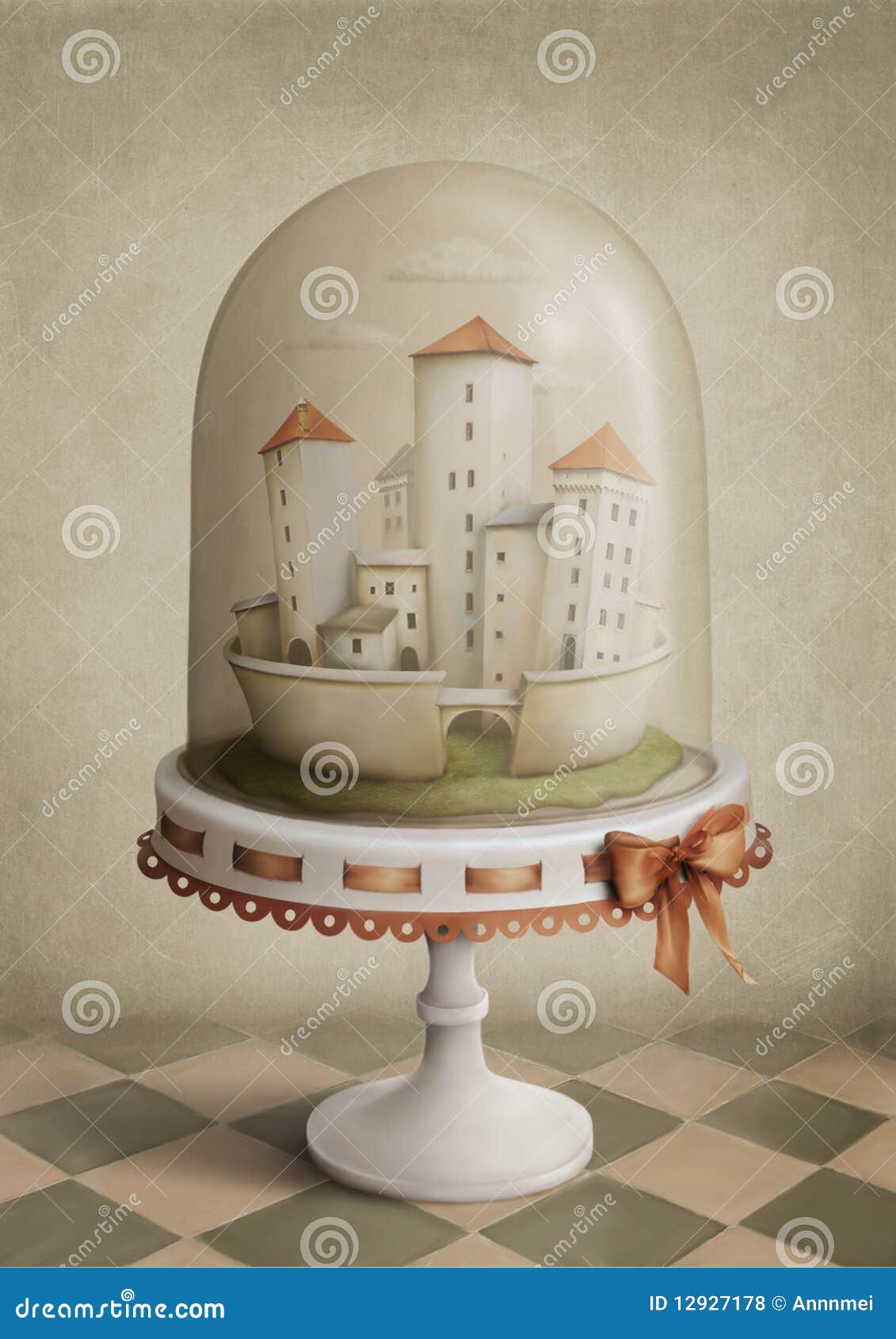 City under the hood stock illustration. Illustration of platter - 12927178