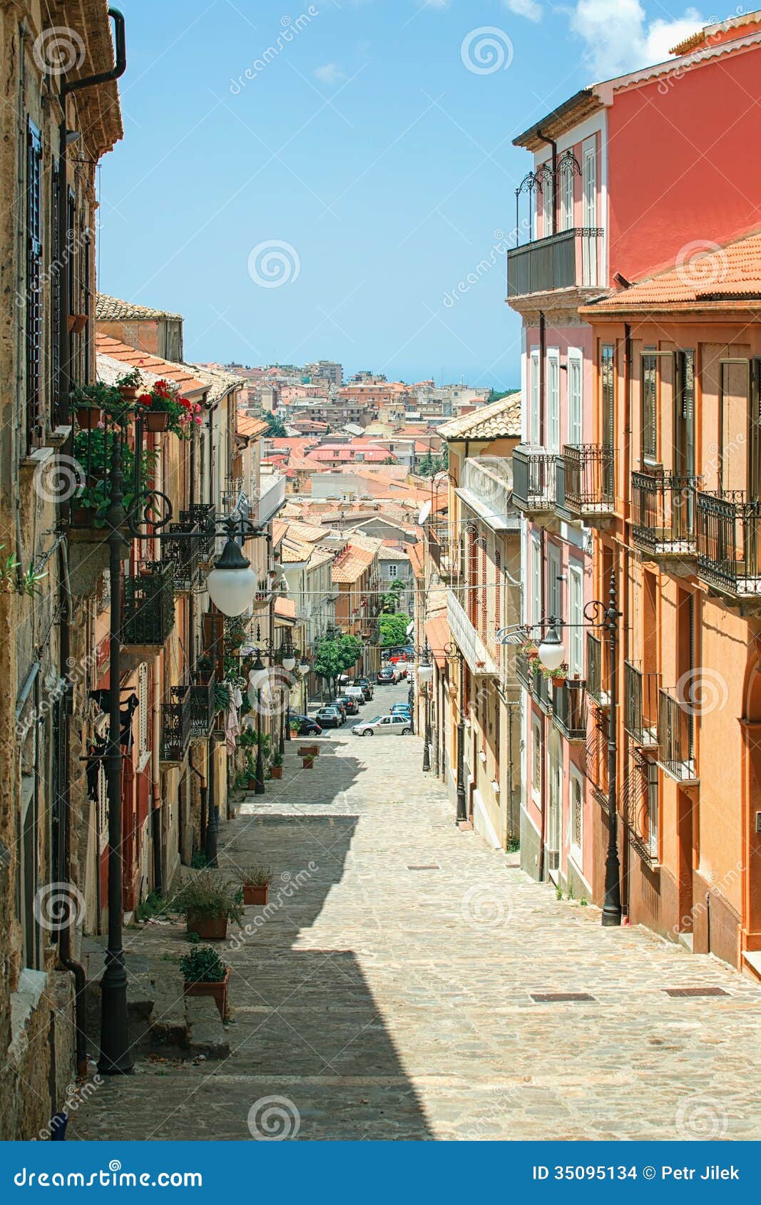City of Vibo Valentia stock photo. Image of architecture - 35095134