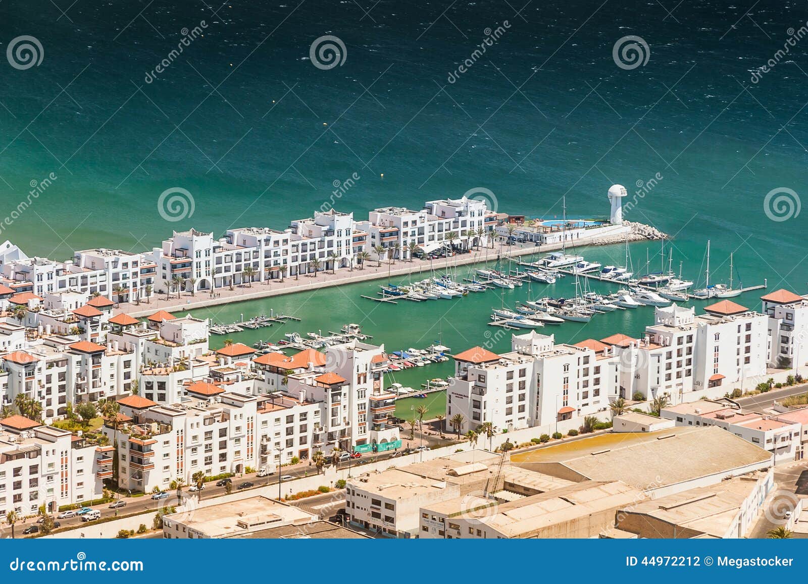 City View of Agadir, Morocco Stock Photo - Image of beach, coastal ...