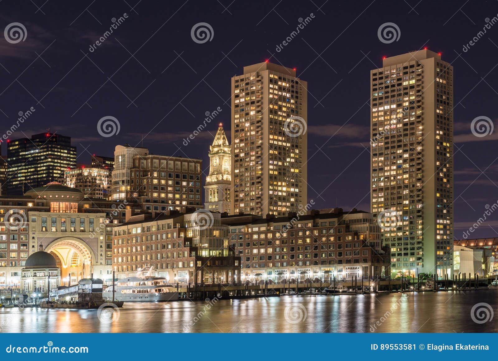 City View of Boston, Massachusetts, USA Stock Image - Image of business ...