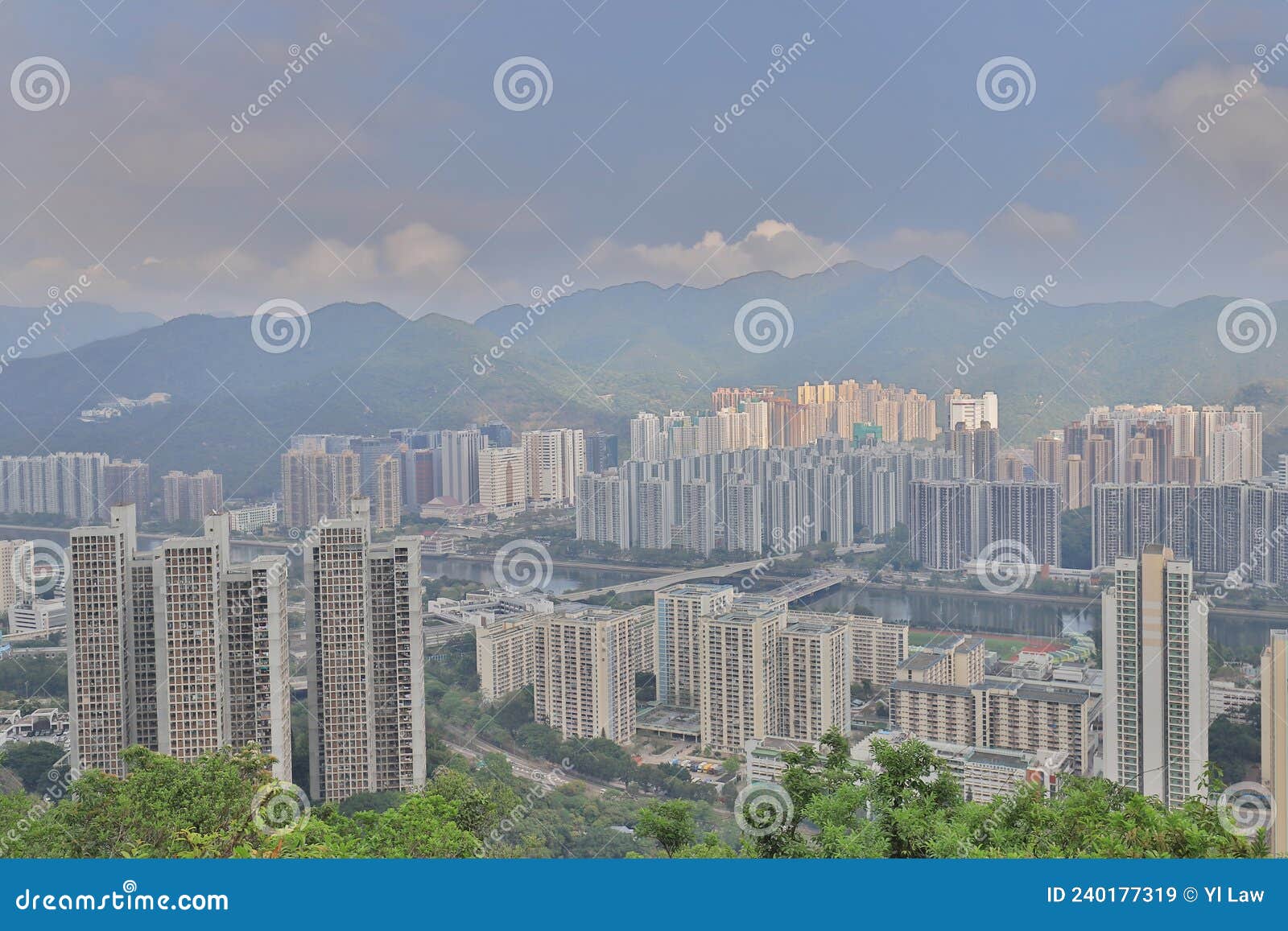 City View of Fo Tan, Sha Tin HK Editorial Stock Image - Image of ...