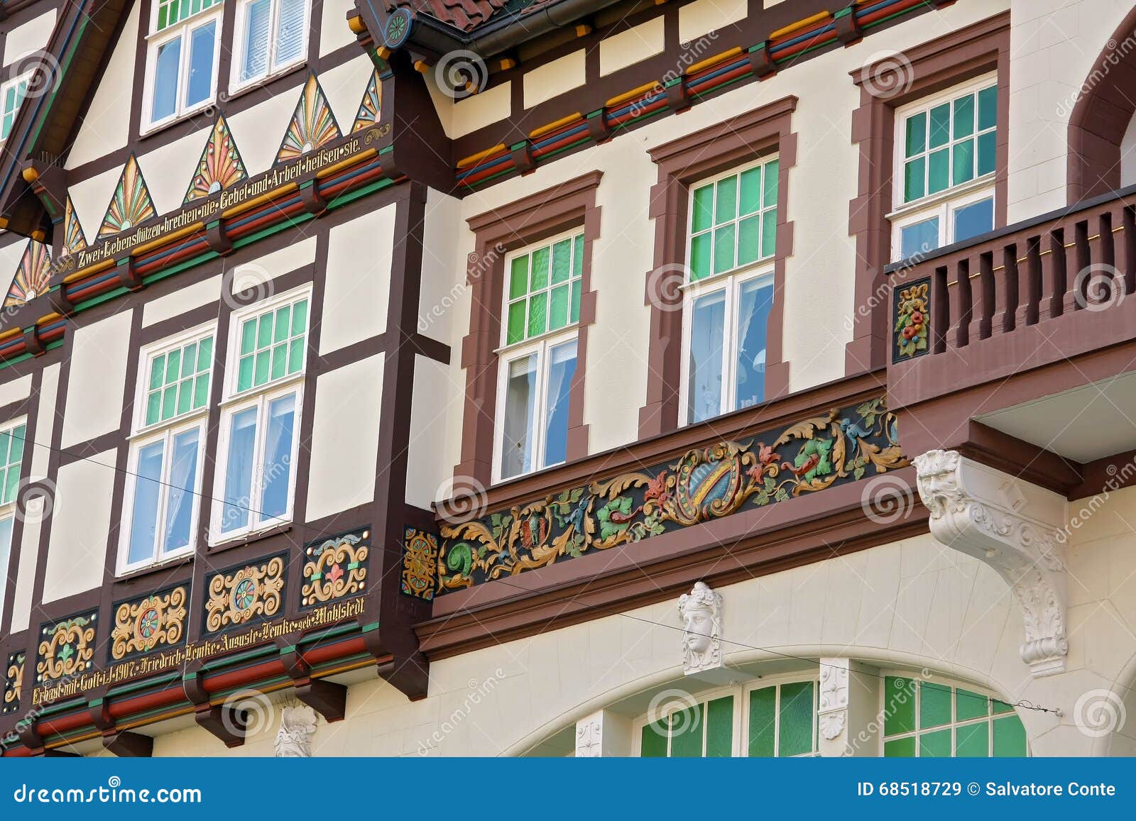 City View of Hamelin, a Town in Lower Saxony Stock Image - Image of ...