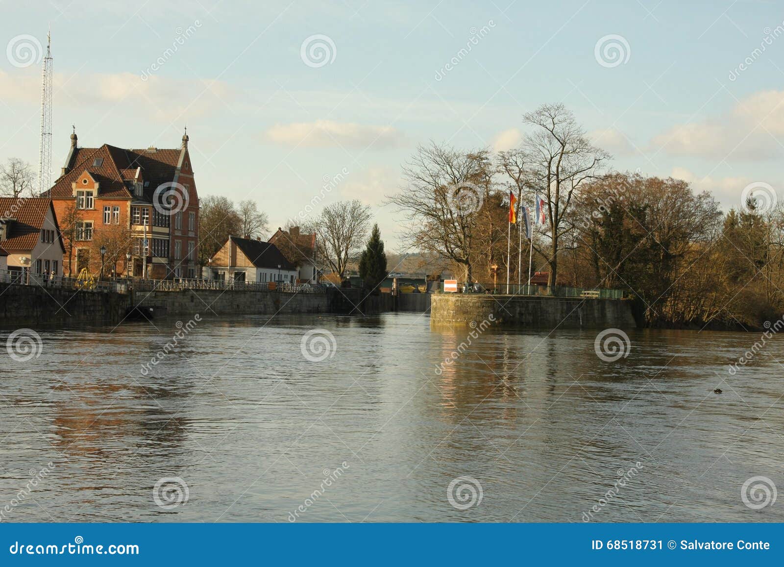 City View of Hamelin, a Town in Lower Saxony Stock Image - Image of ...