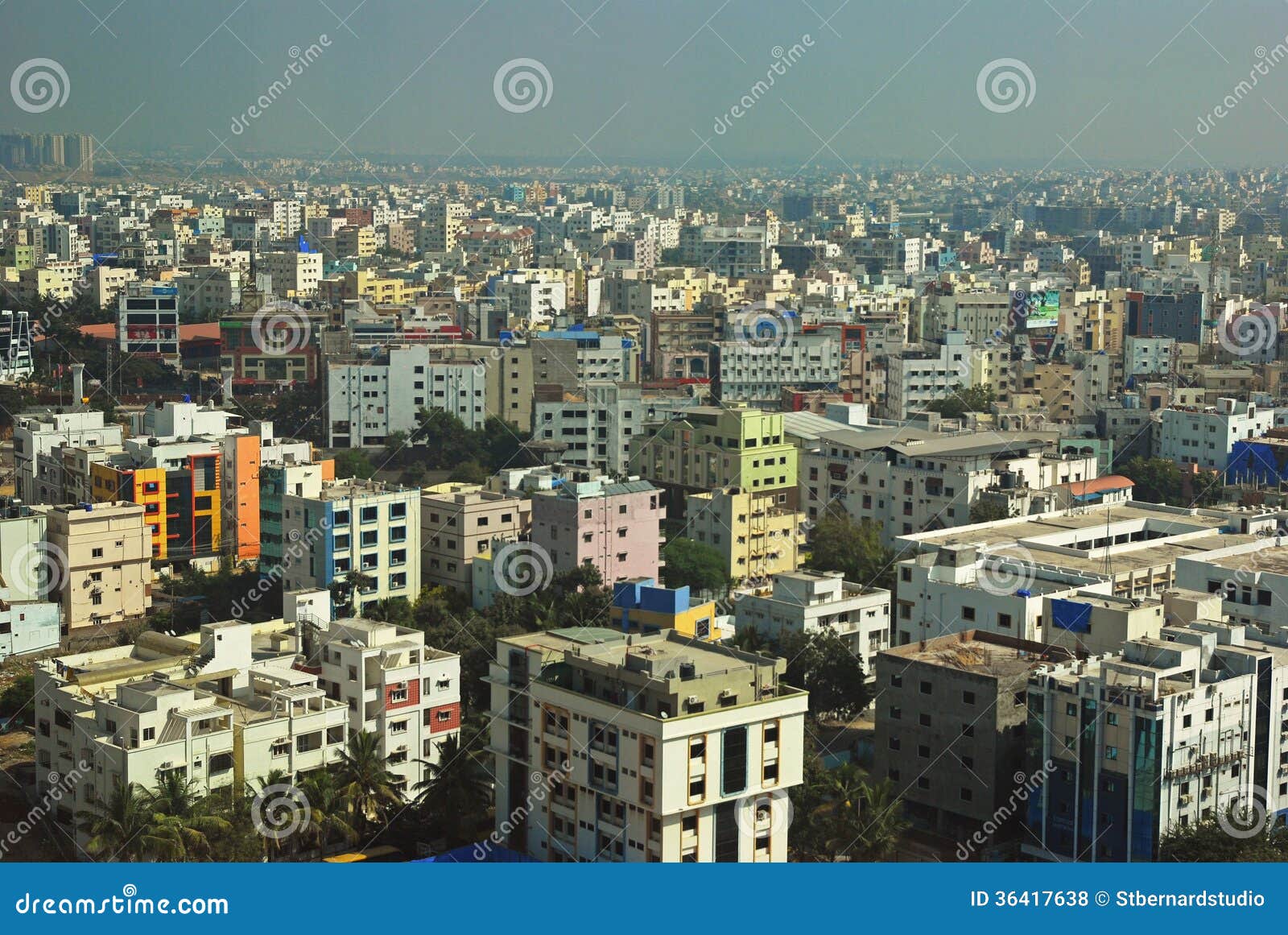 City View of Hyderabad editorial stock photo. Image of hitech - 36417638
