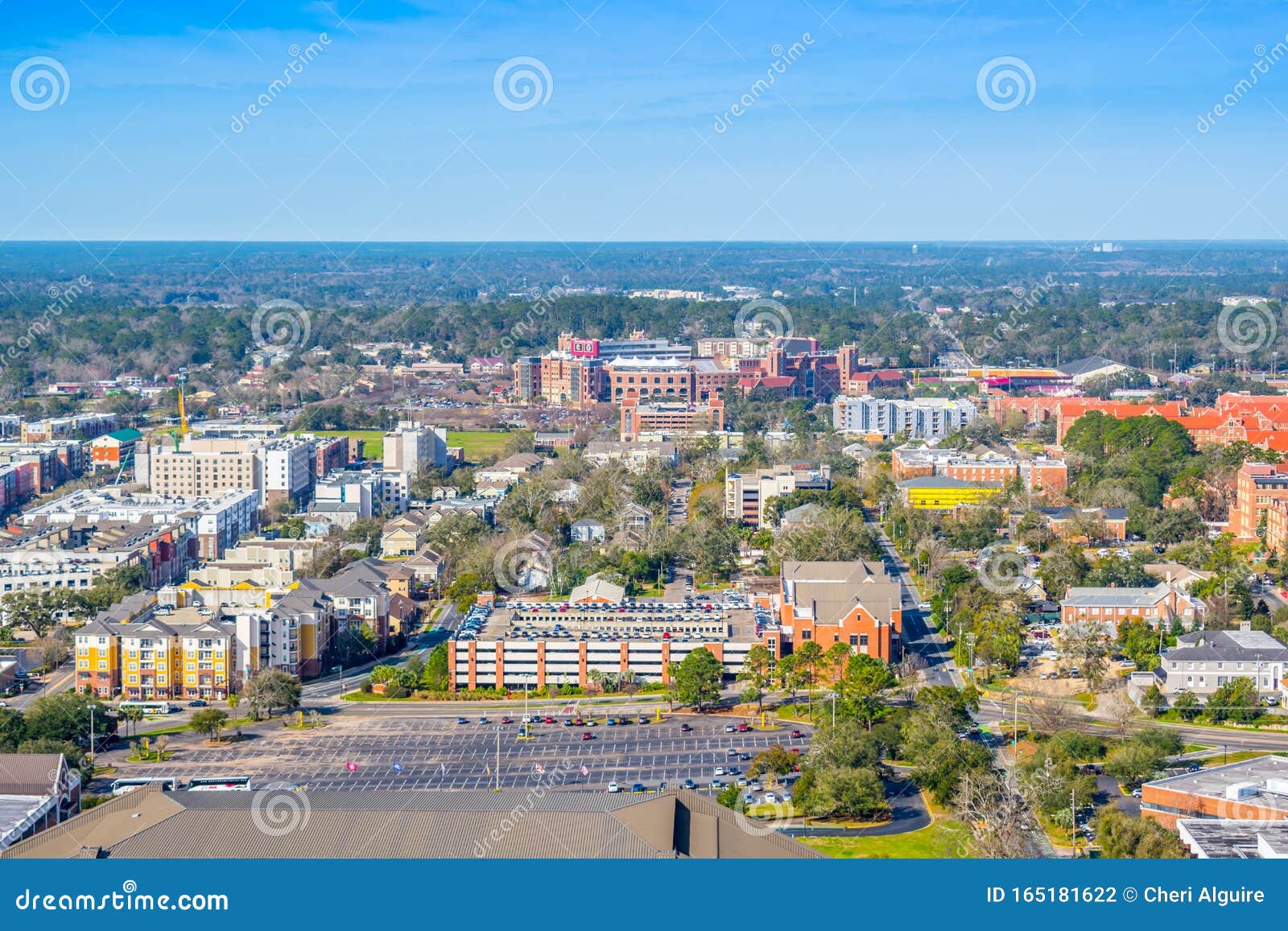 City View From Inside The Old Capital Of Tallahassee Florida Editorial