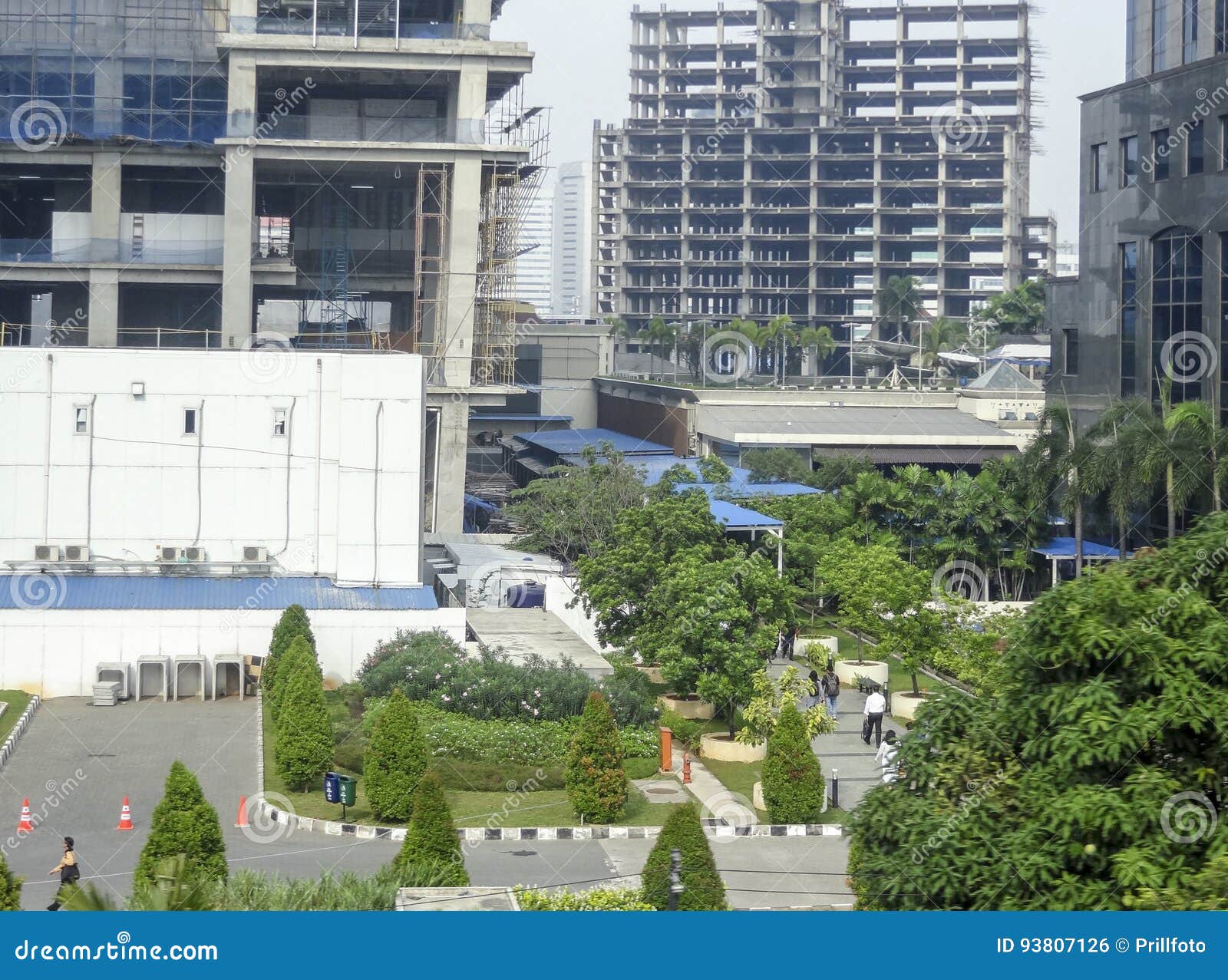 City View of Jakarta in Java Stock Photo - Image of sightseeing, civic ...