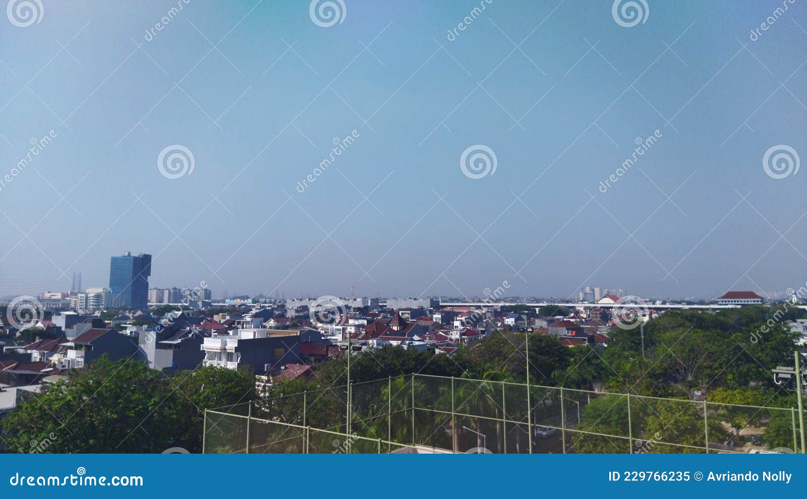 City View in Kelapa Gading stock image. Image of skyline - 229766235