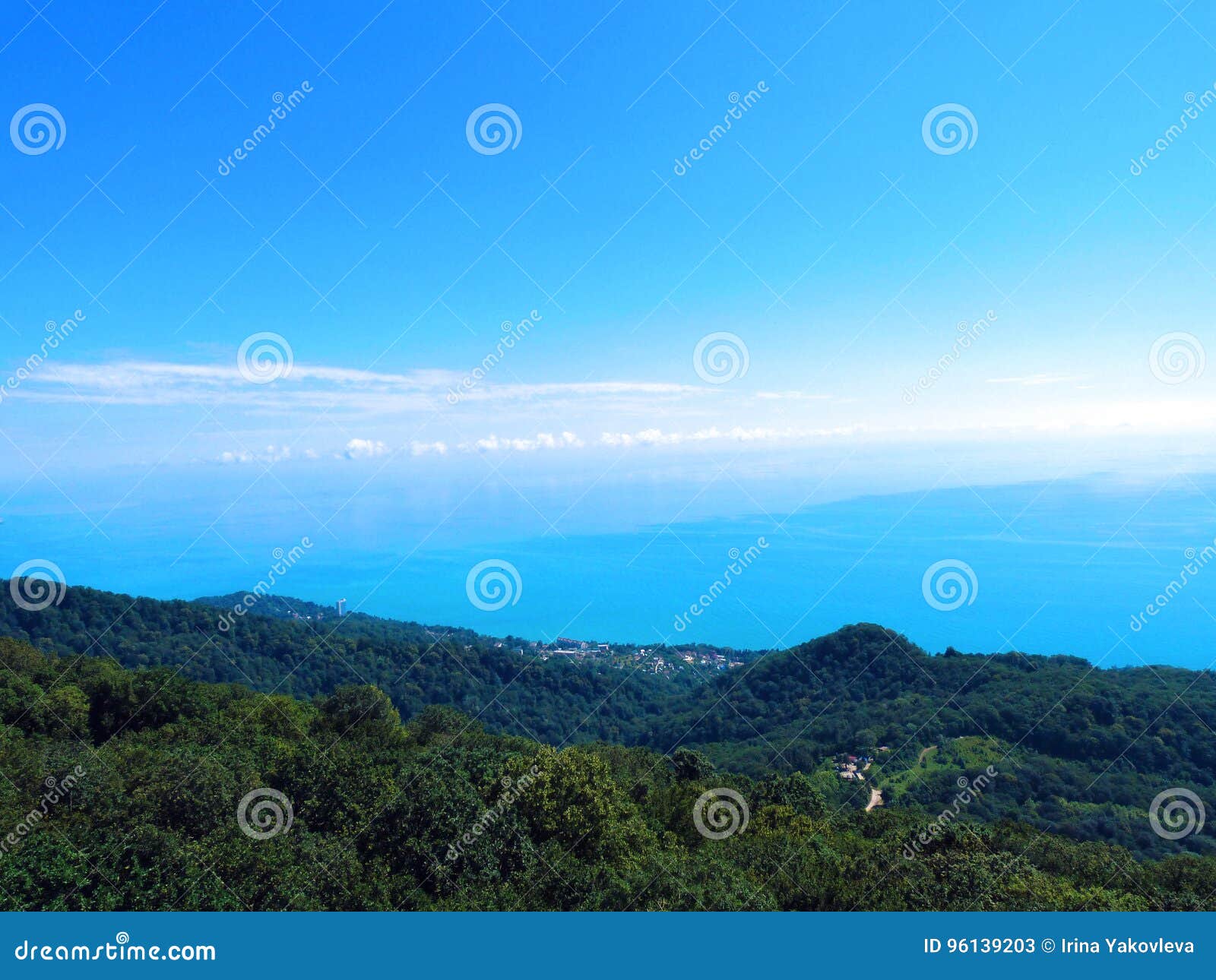 City view from mount Akhun stock image. Image of ecology - 96139203