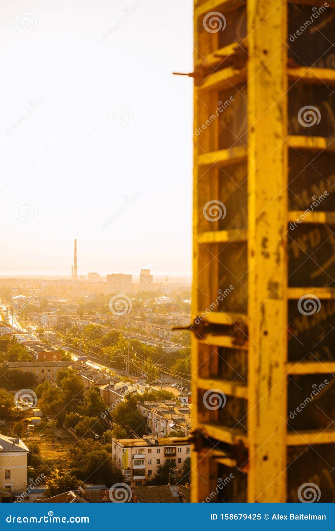 City View Obstructed by Post Stock Image - Image of nature, obstruction ...