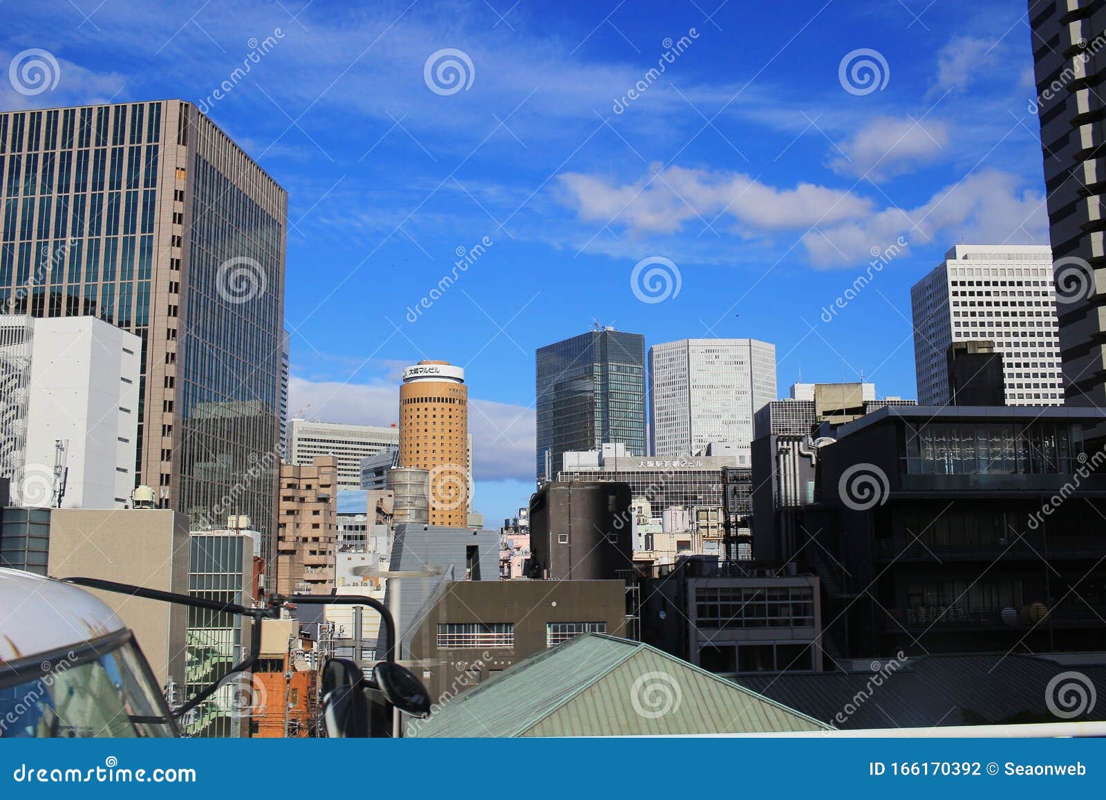 The City View of Osaka of Nishi Ward Editorial Photography - Image of ...