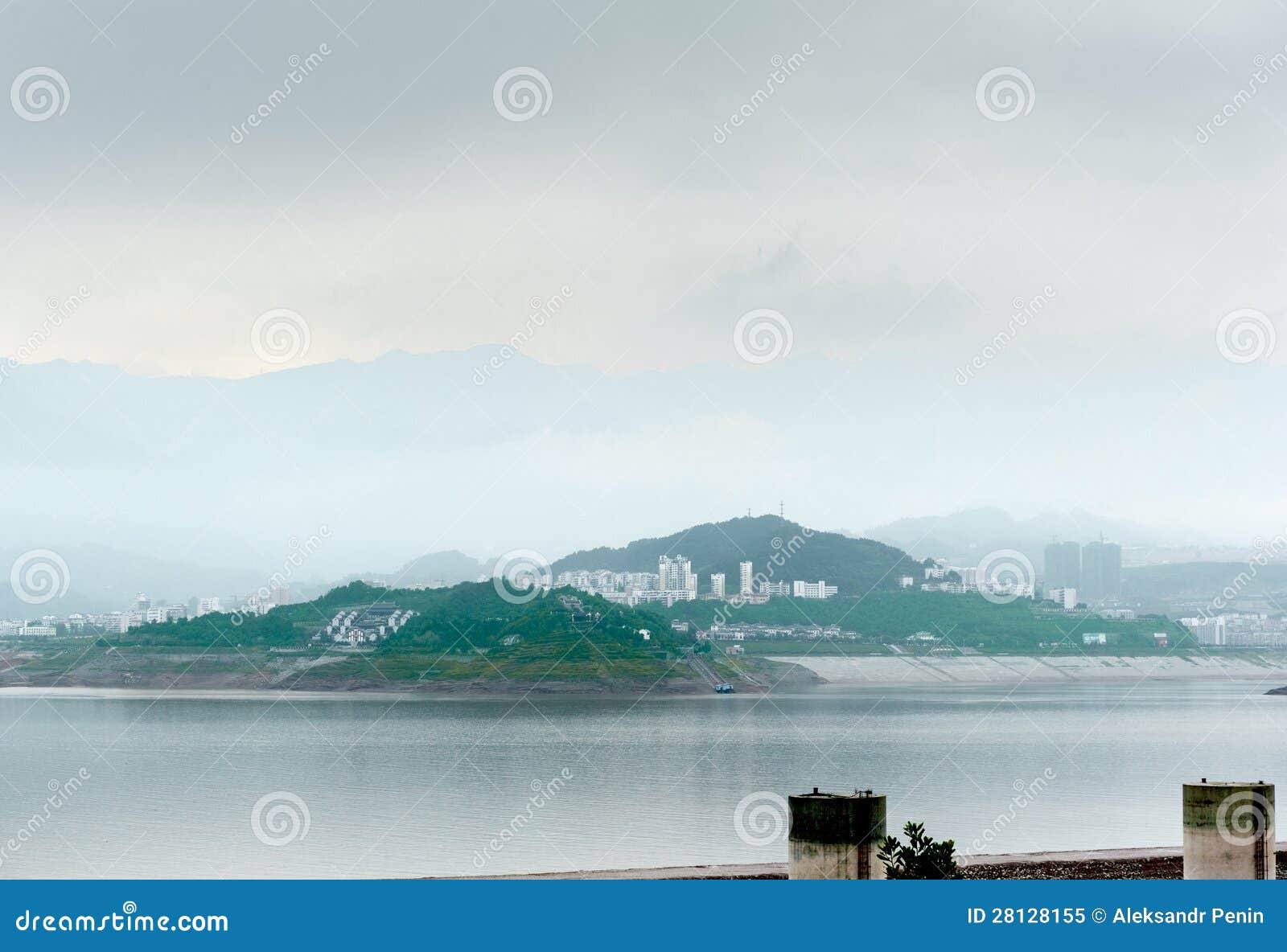 City View Sandouping in China Stock Image - Image of gorges, chinese ...