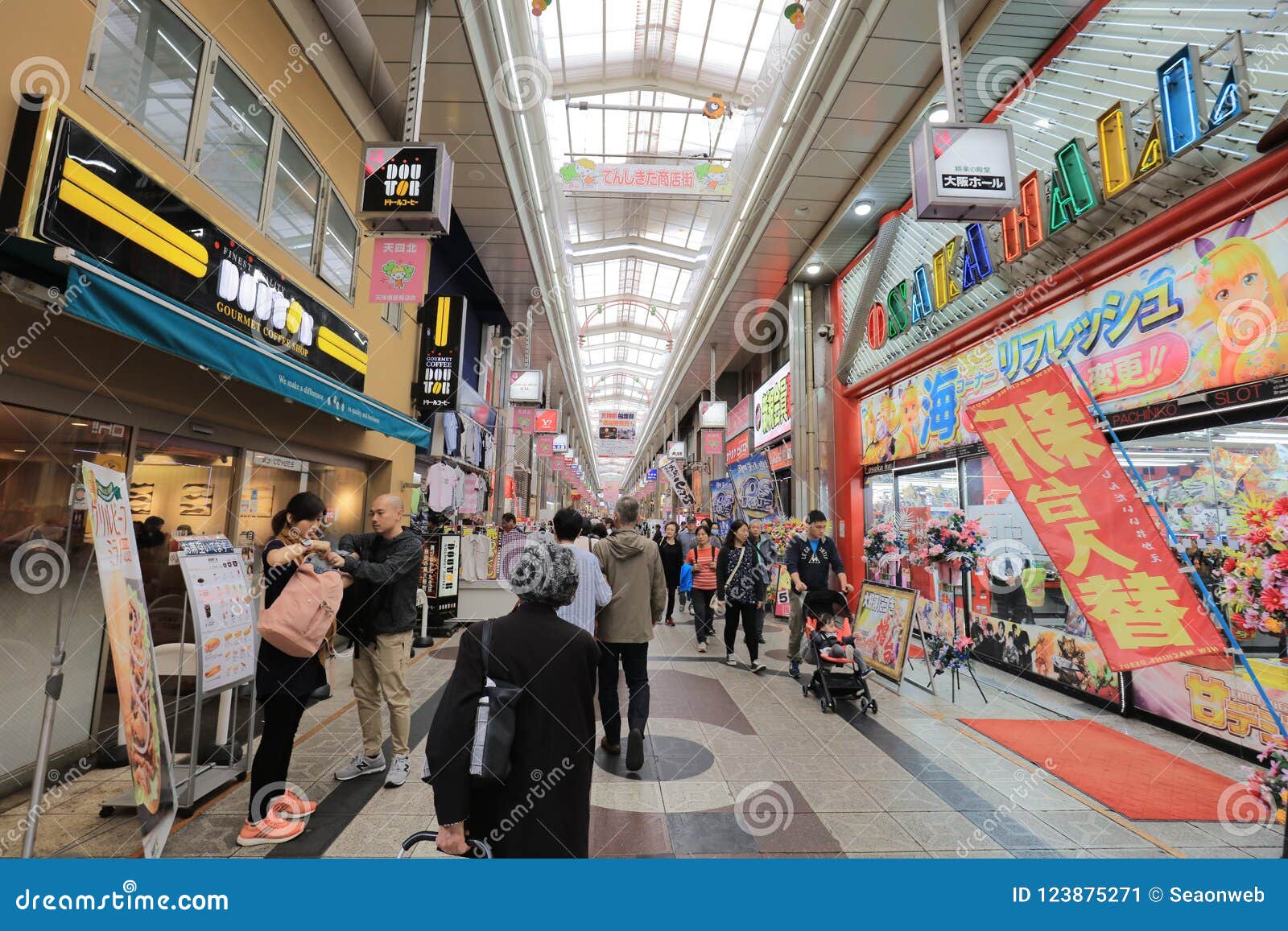 A City View of Temma at Osaka Editorial Photo - Image of landmark, asia ...