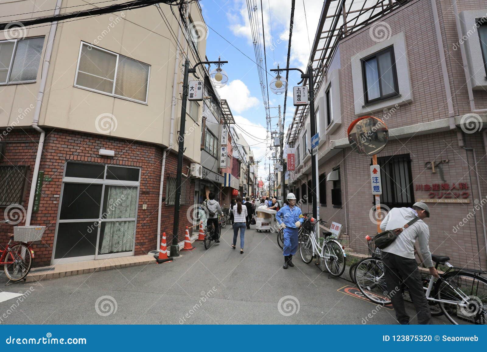 A City View of Temma at Osaka Editorial Image - Image of japan, deck ...