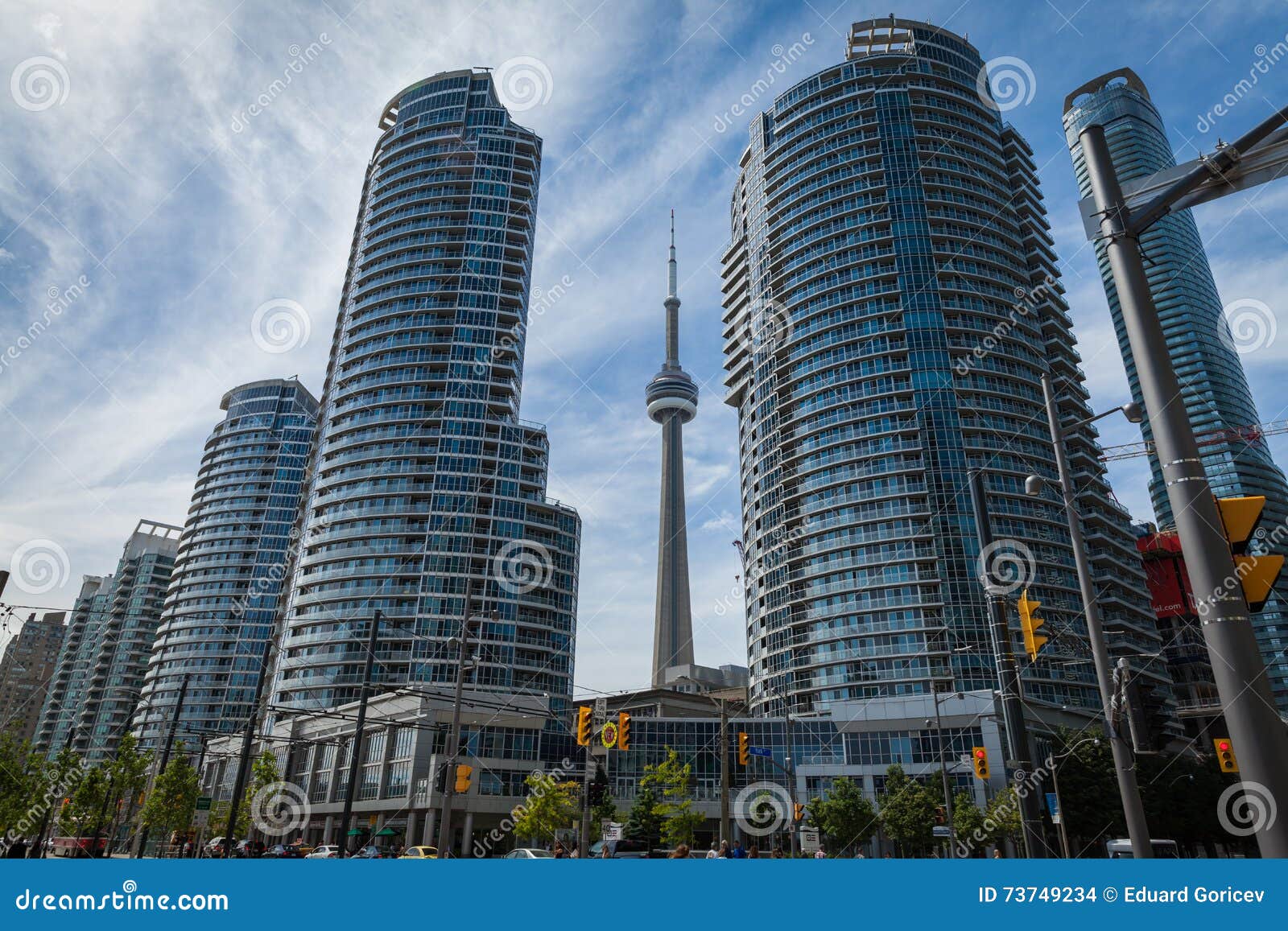 City view of Toronto editorial stock image. Image of front - 73749234