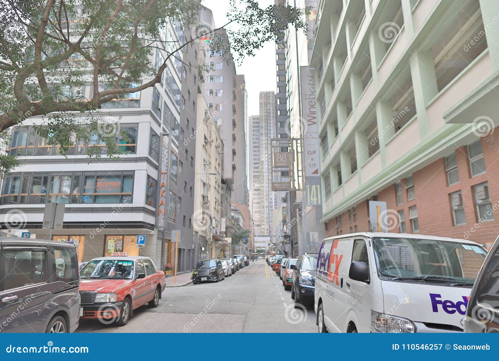 The City View of Wan Chai Architecture Editorial Photography - Image of ...