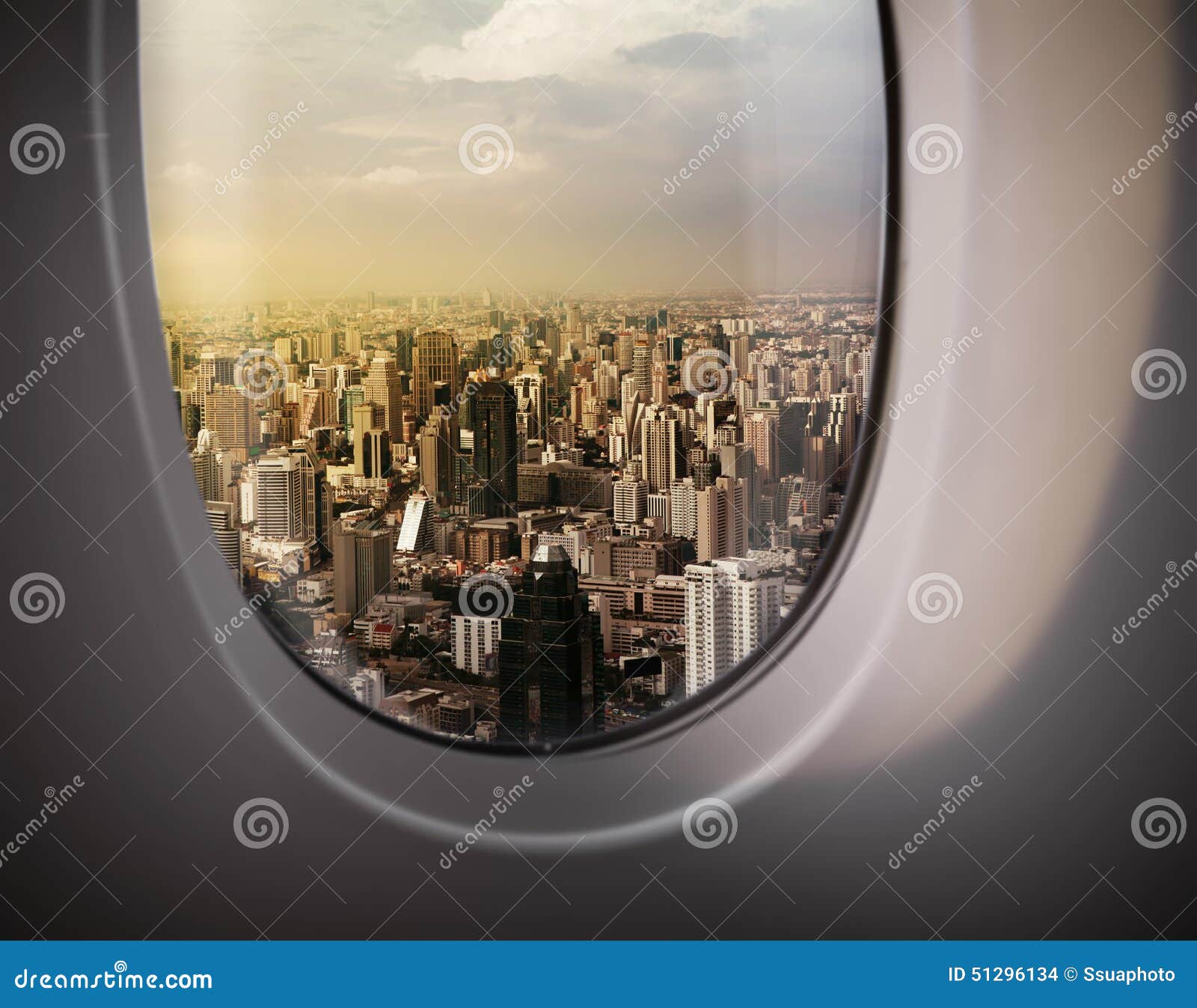 City view from the window stock photo. Image of building - 51296134