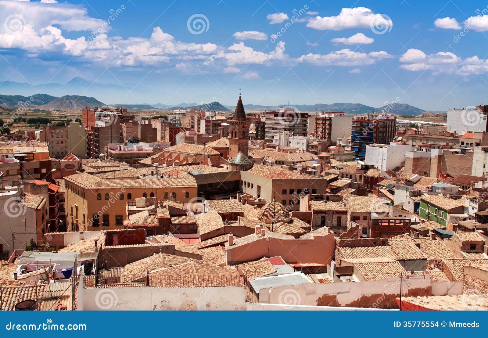 City Villena, Spain stock photo. Image of autonomous - 35775554