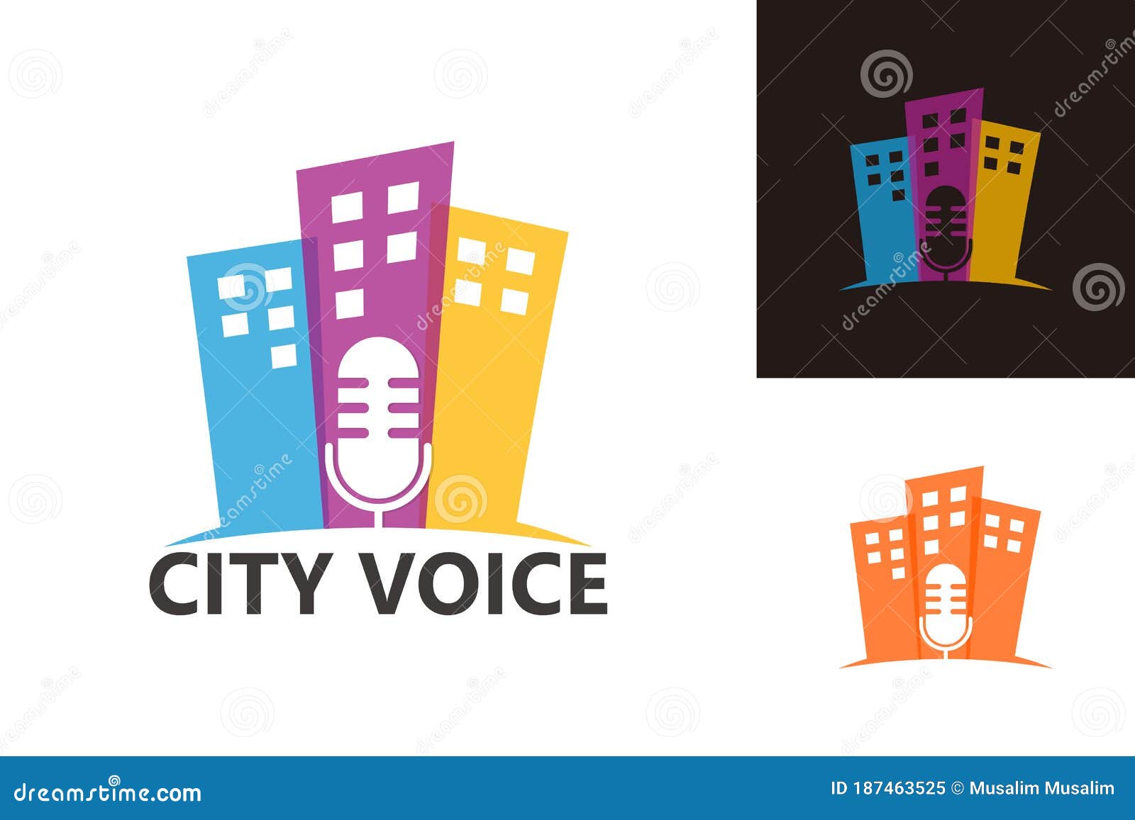 Voice - Logo For Vocal School, Vector Illustration On White Transparent ...