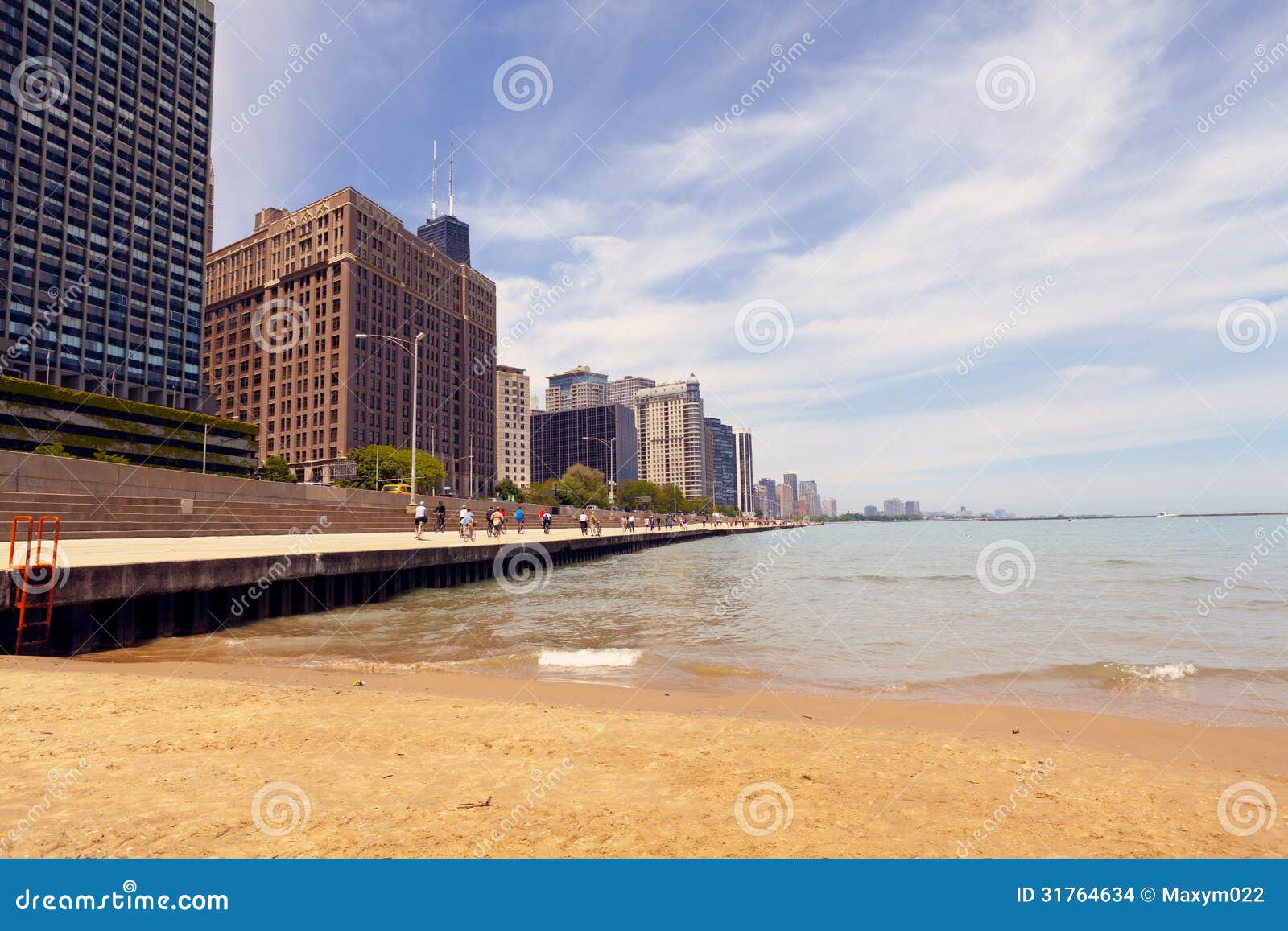 City walkway stock photo. Image of activity, shore, outdoor - 31764634