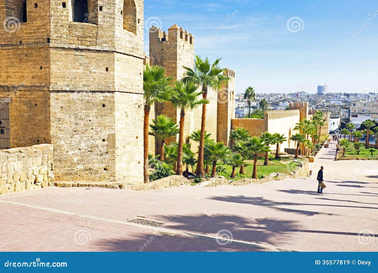 City Wall from Old Rabat Morocco Africa Editorial Stock Image - Image ...