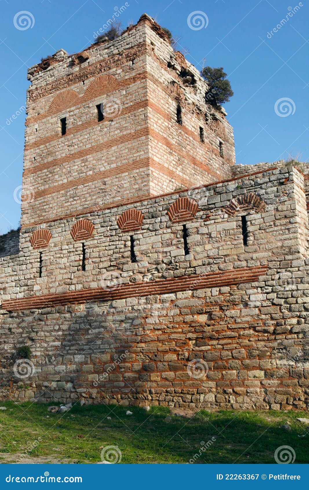 City Walls of Istanbul stock image. Image of structure - 22263367