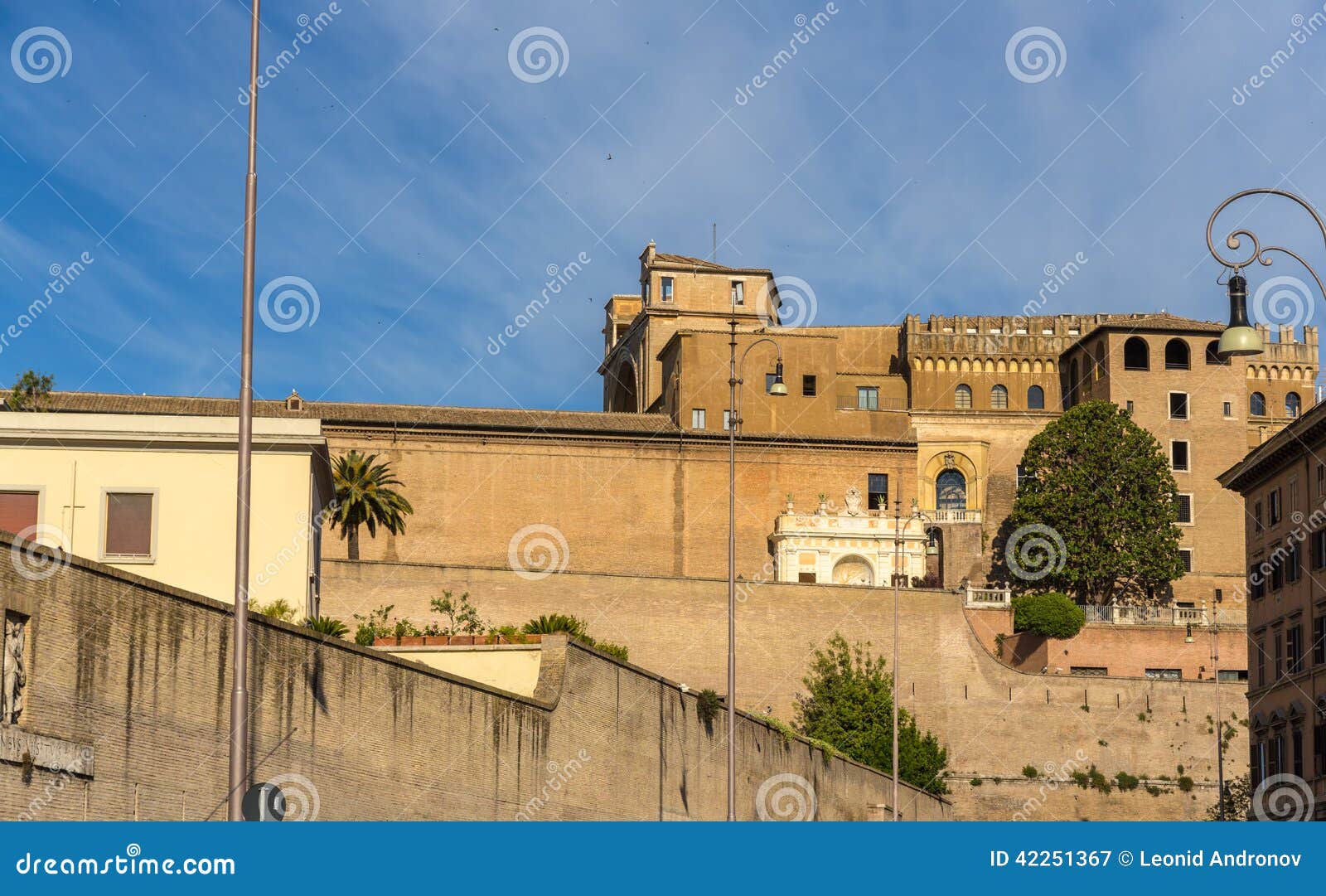 City Walls of Vatican, Rome Stock Image - Image of national, famous ...