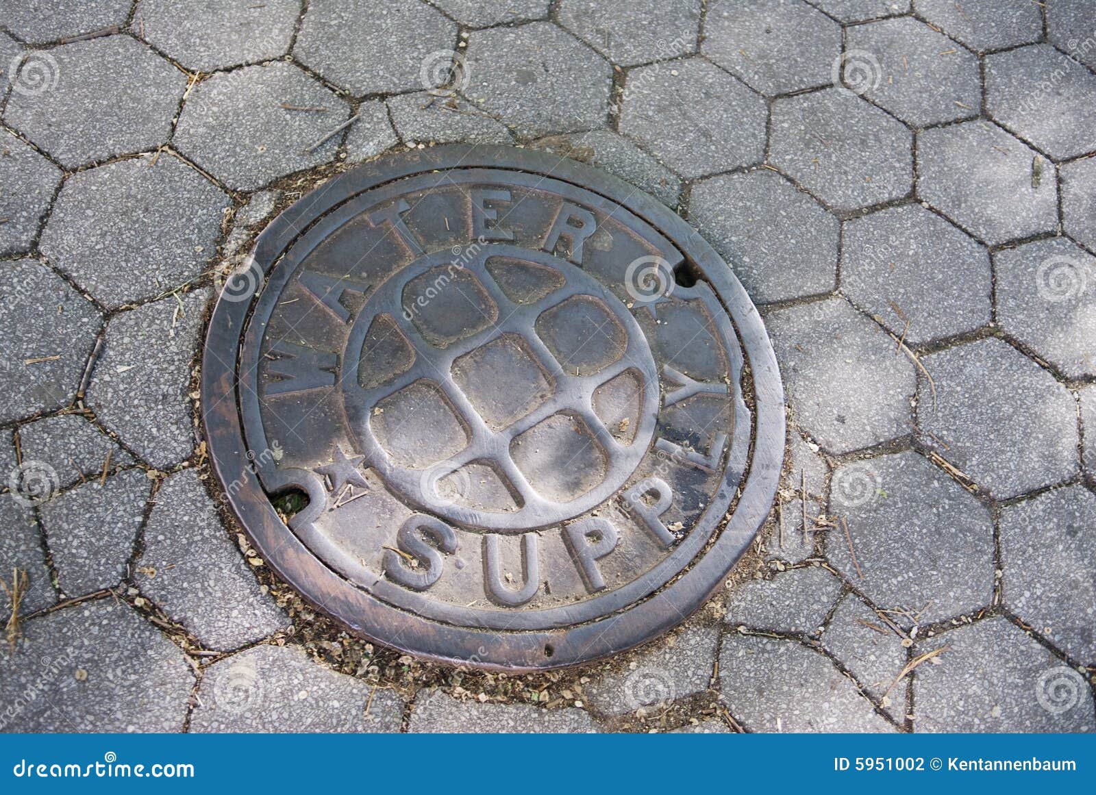 City Water Supply Valve Cover Stock Photo - Image of hole, supply: 5951002