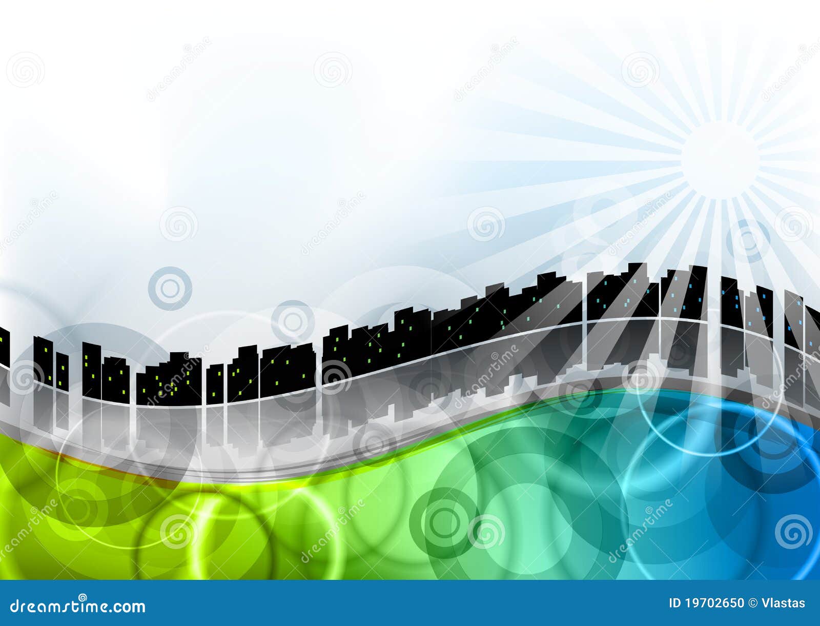 City wave stock vector. Illustration of concept, large - 19702650