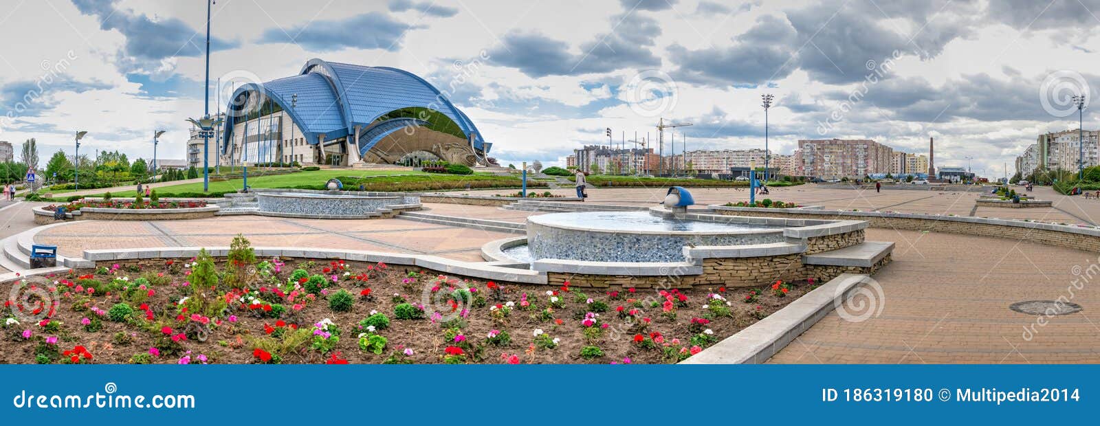 The City of Yuzhne, Ukraine Editorial Image - Image of panoramic ...