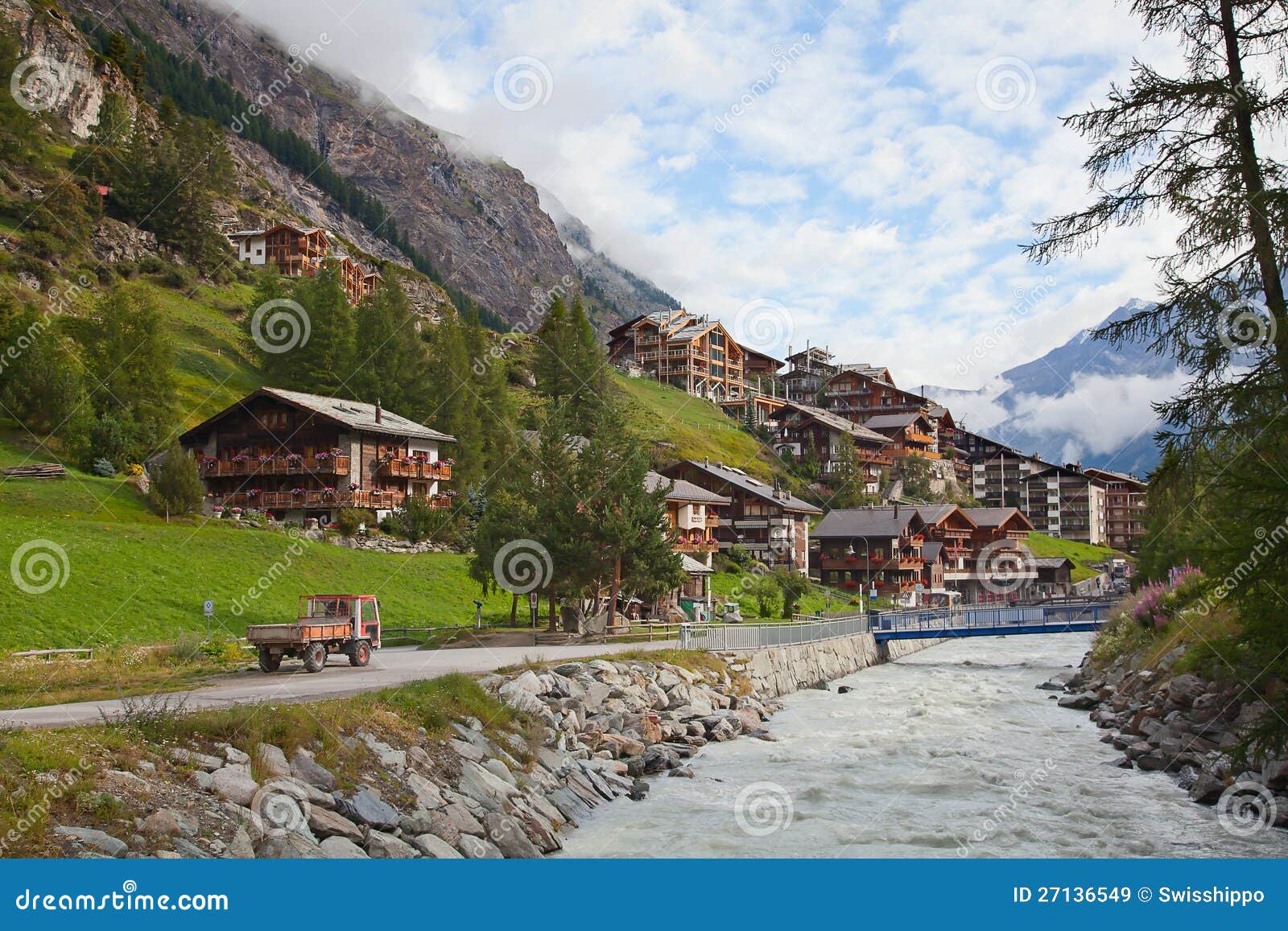 City Zermatt stock image. Image of alps, peak, challenge - 27136549