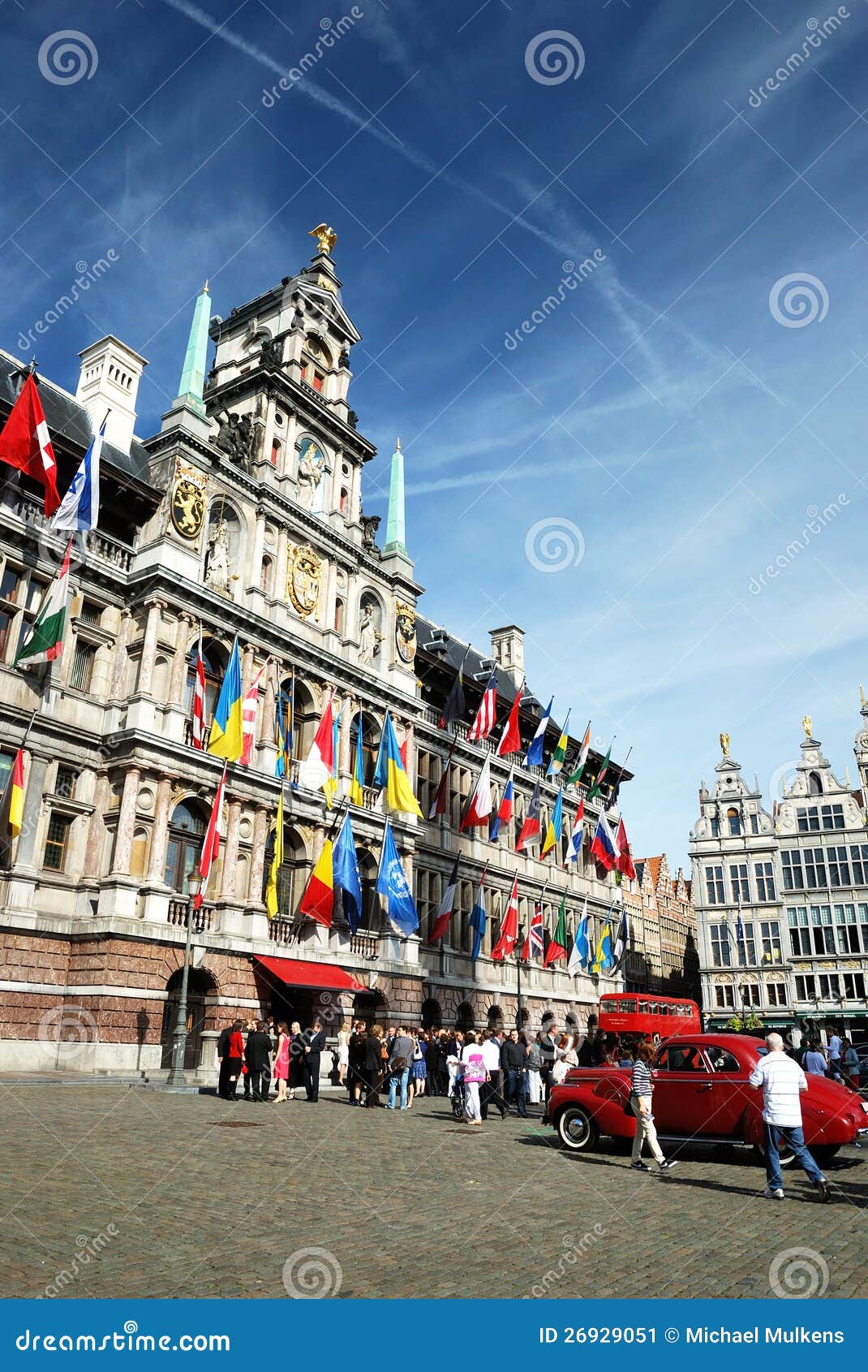 The Cityhall of Antwerpen editorial photo. Image of architecture - 26929051