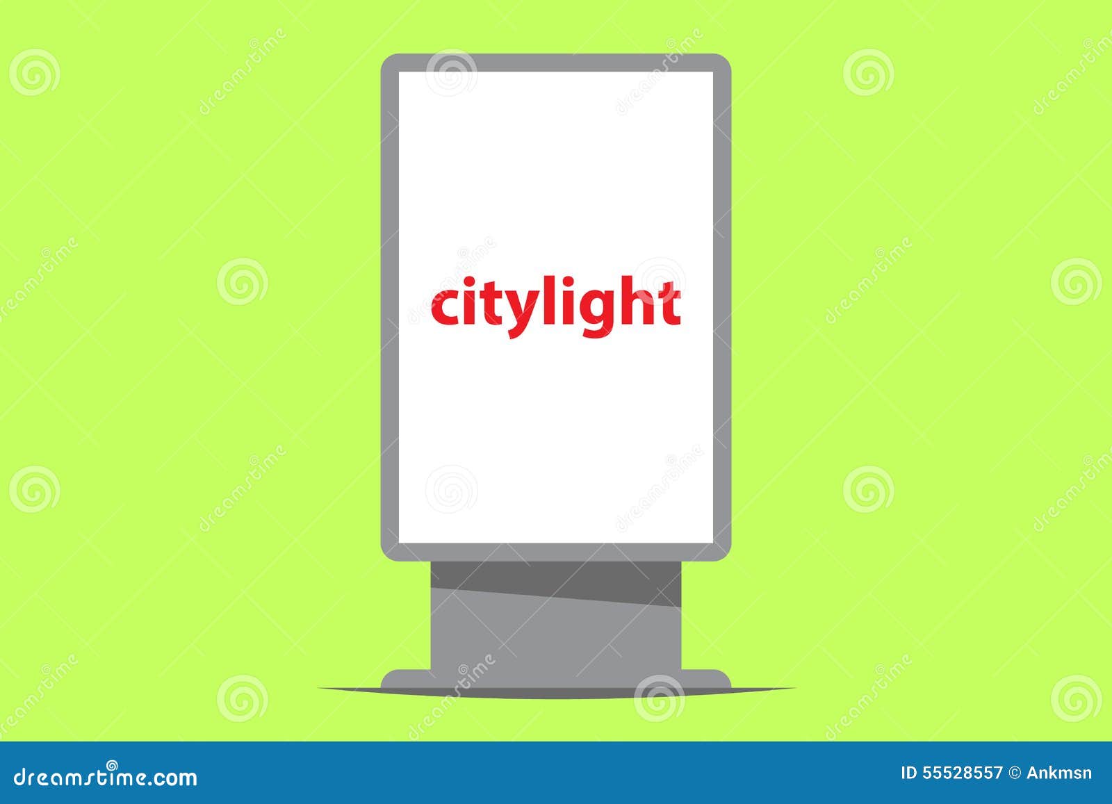 Citylight Outdoor Advertising Stock Vector - Illustration of placard ...
