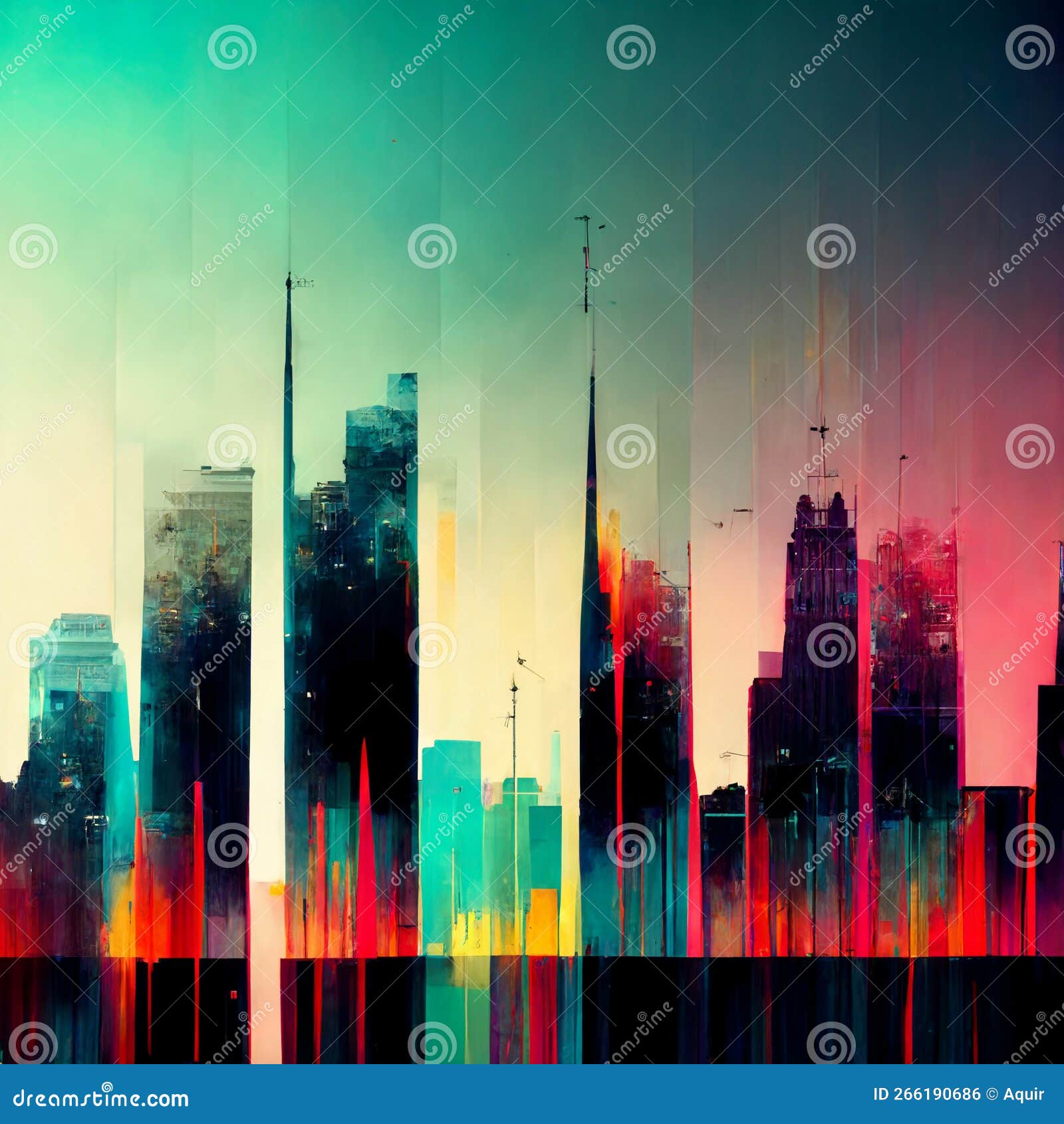 Cityscape. Abstract Modern Cityscape Background. Ai Generated. Glitch ... Cityscape. Abstract Modern Cityscape Background. Ai Generated. Glitch ...