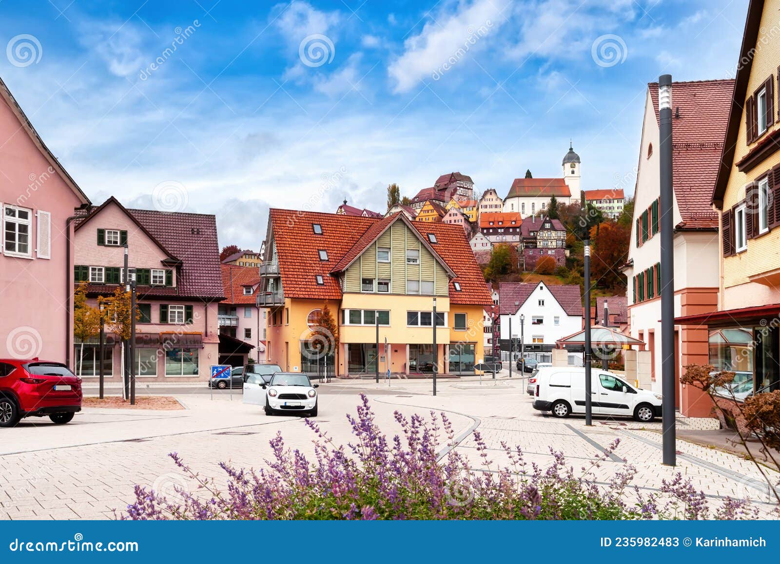 Cityscape of Altensteig in Black Forest, Germany Editorial Stock Photo ...