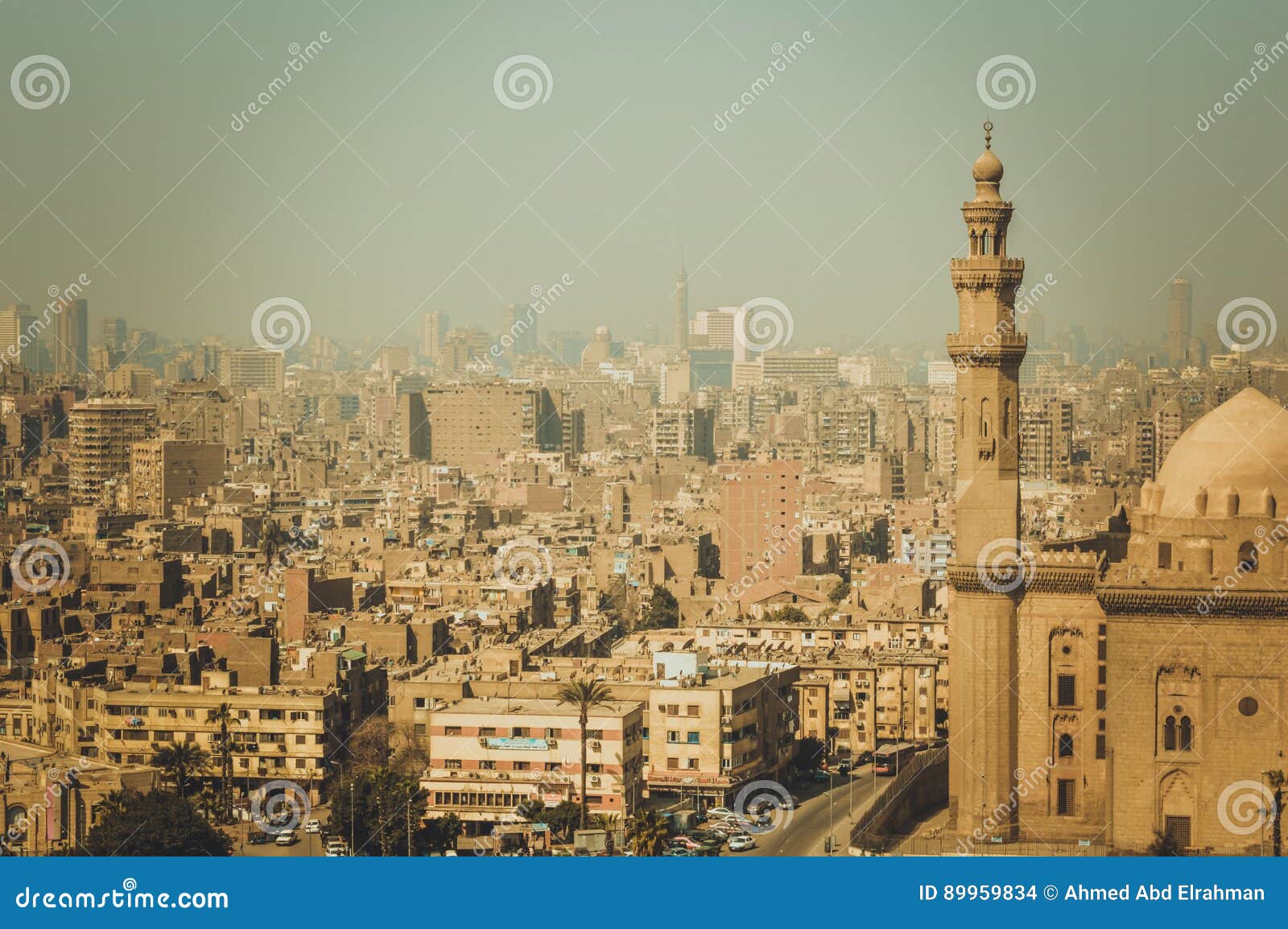 Cityscape Background at Cairo, Egypt Stock Photo - Image of buildings ...