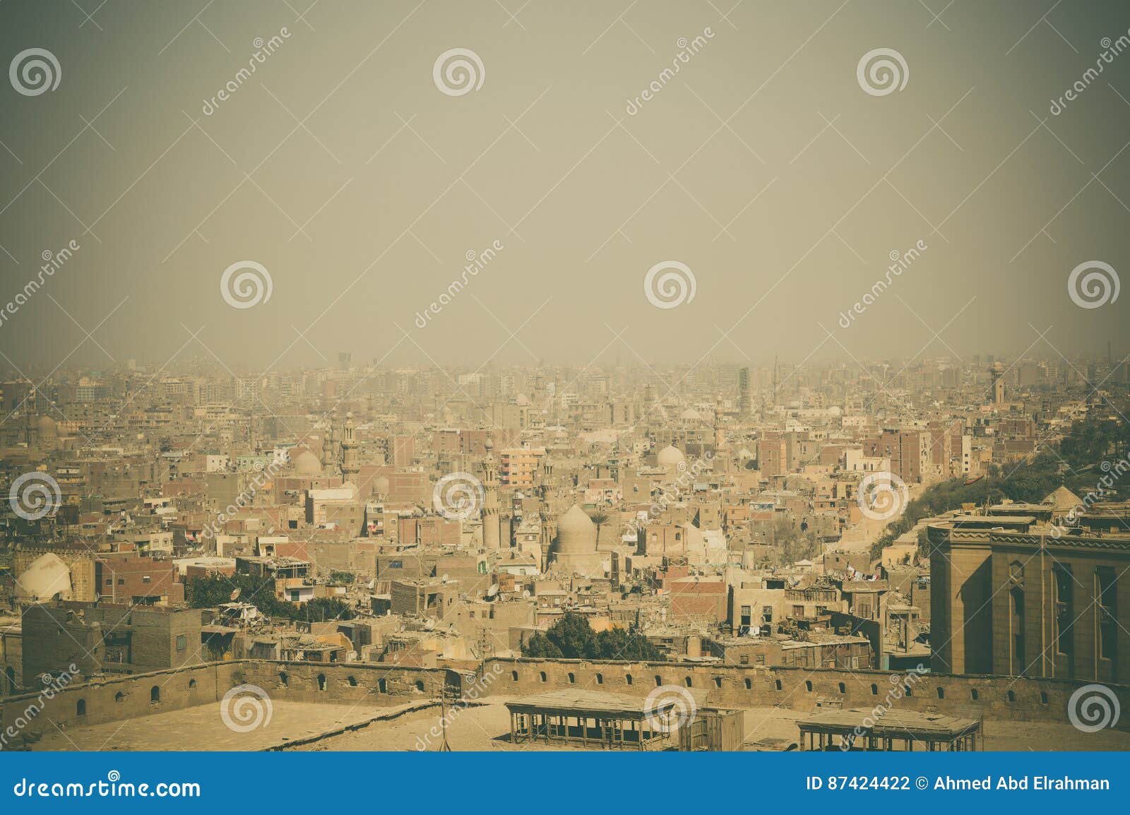 Cityscape Background at Cairo, Egypt Stock Photo - Image of cityscape ...