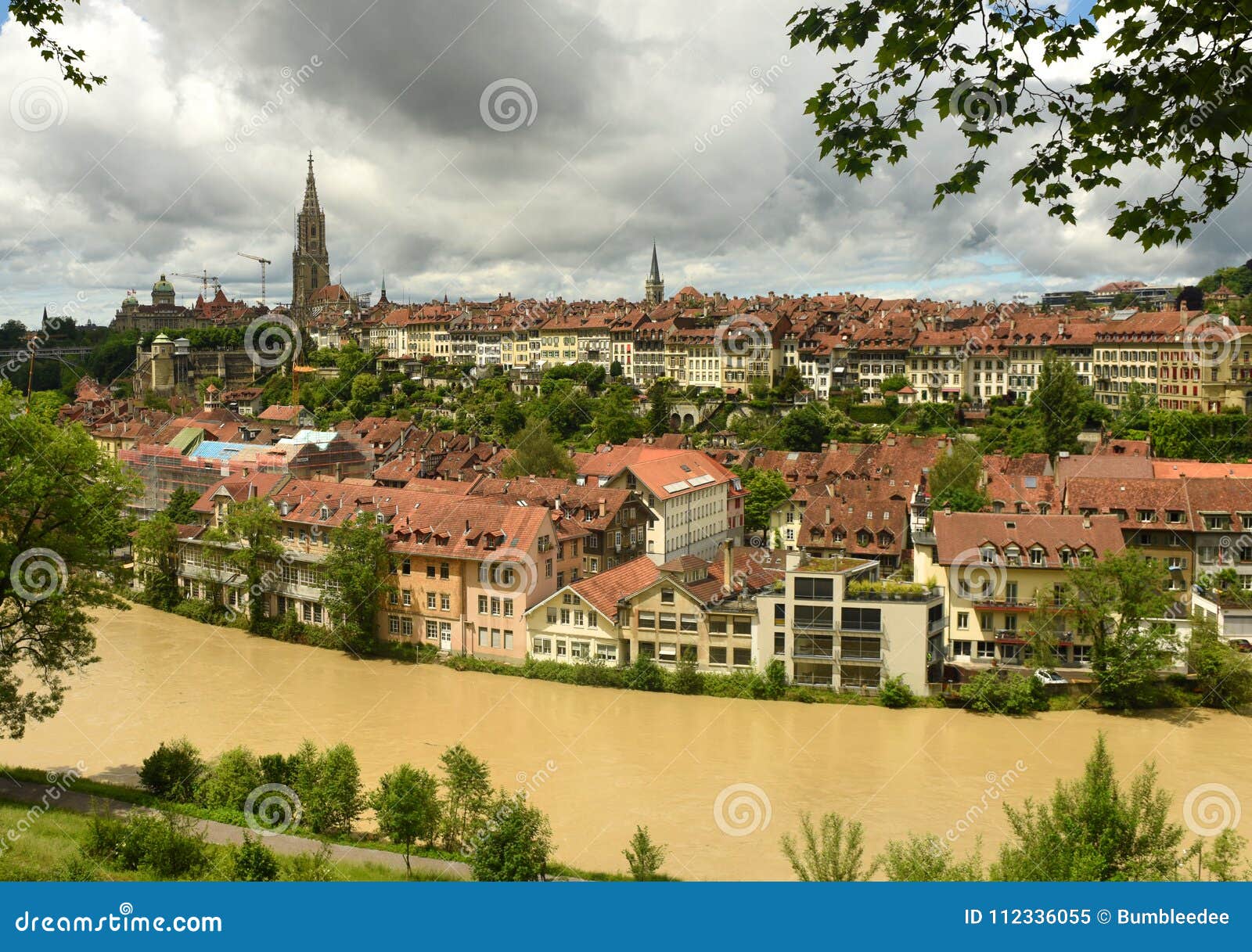 Cityscape of Bern the Capital of Switzerland, Stock Image - Image of ...