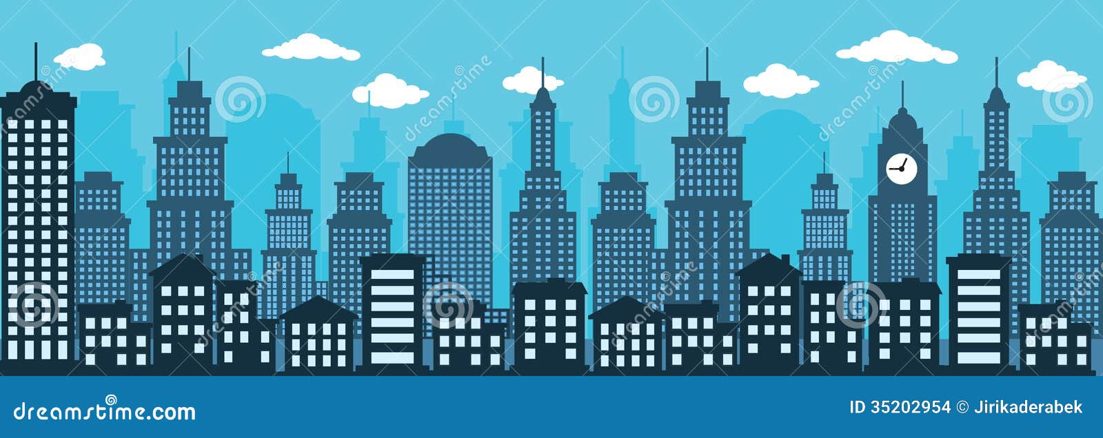Simple Cityscape Vector