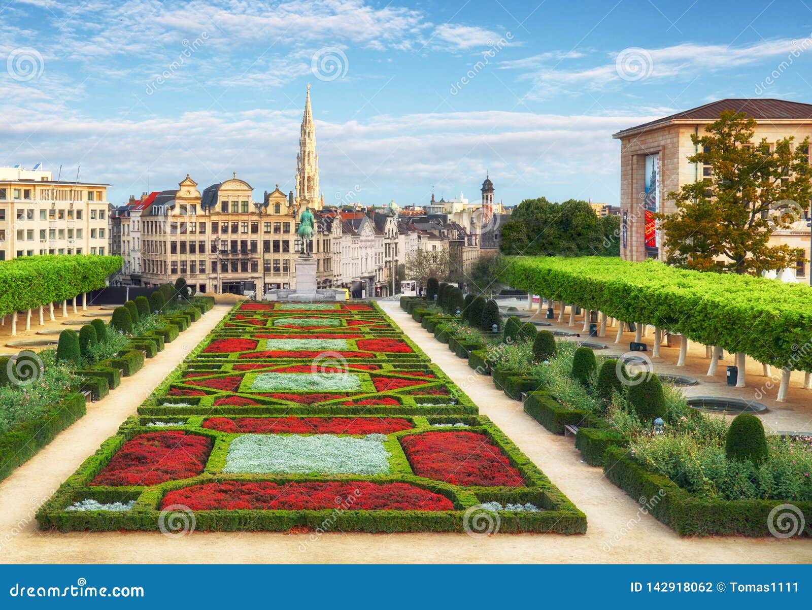 Cityscape of Brussels in a Beautiful Summer Day Stock Photo - Image of ...