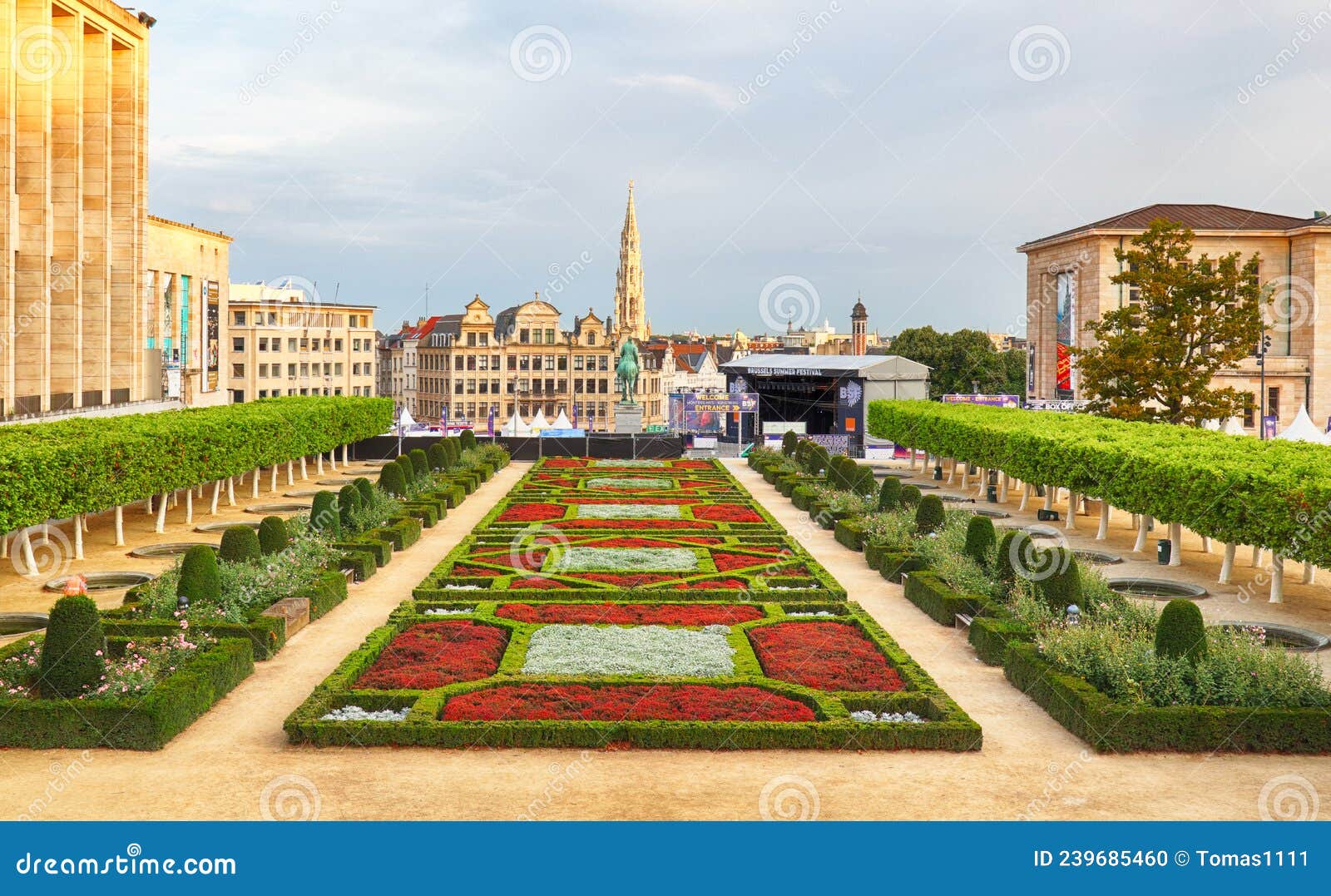 Cityscape of Brussels in a Beautiful Summer Day Editorial Image - Image ...