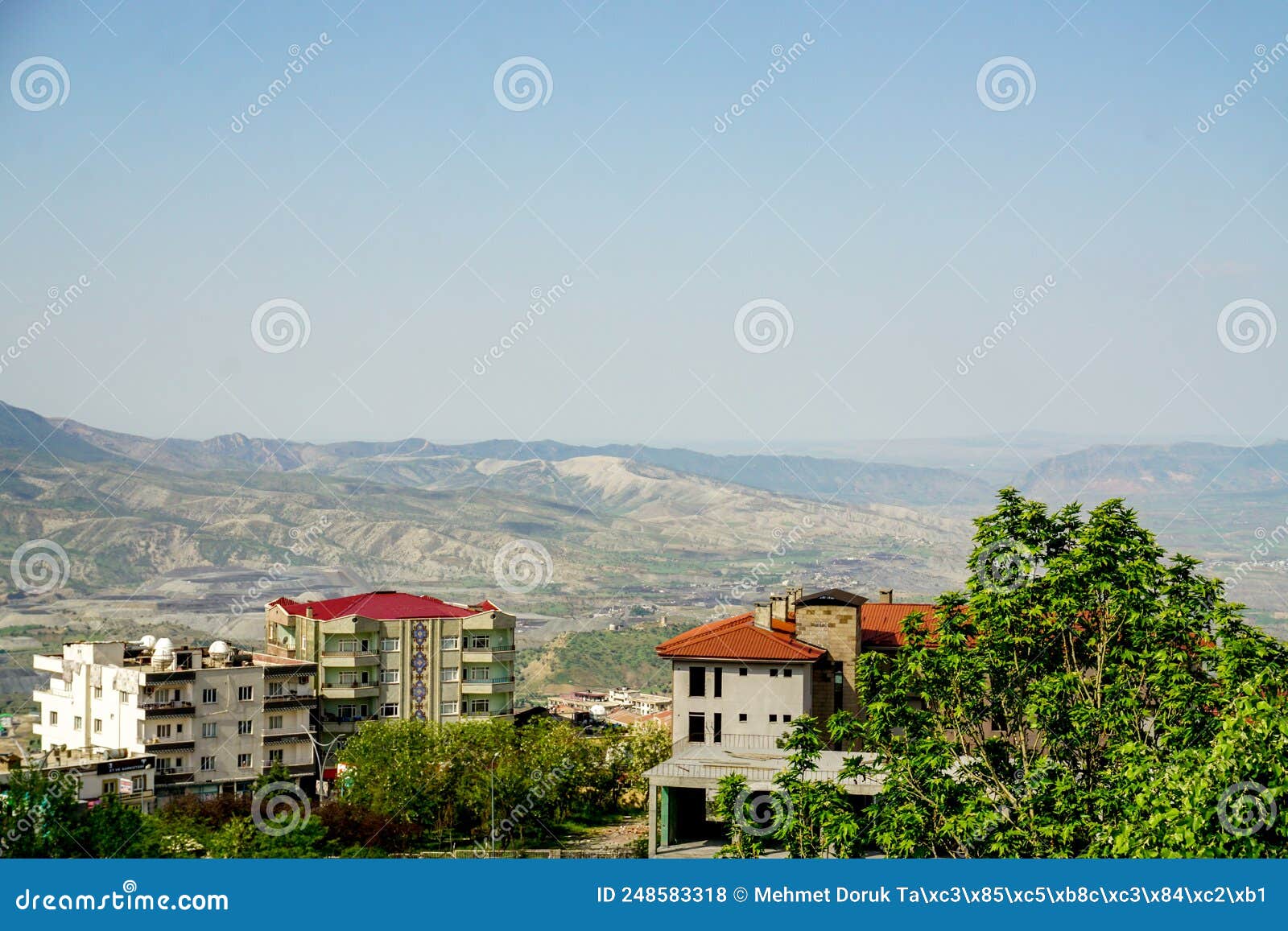 Cityscape of Cizre Sirnak Turkey Stock Photo - Image of building ...