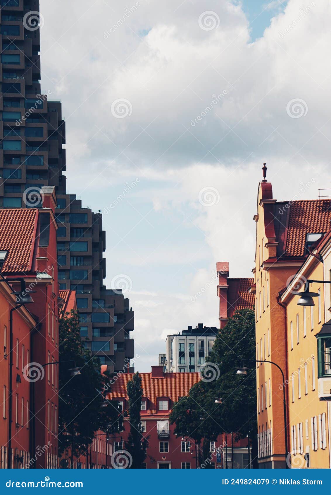 Cityscape during a day stock image. Image of road, tower - 249824079