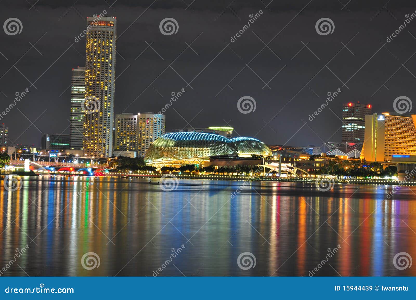 Cityscape With A Durian-like Building Picture. Image: 15944439